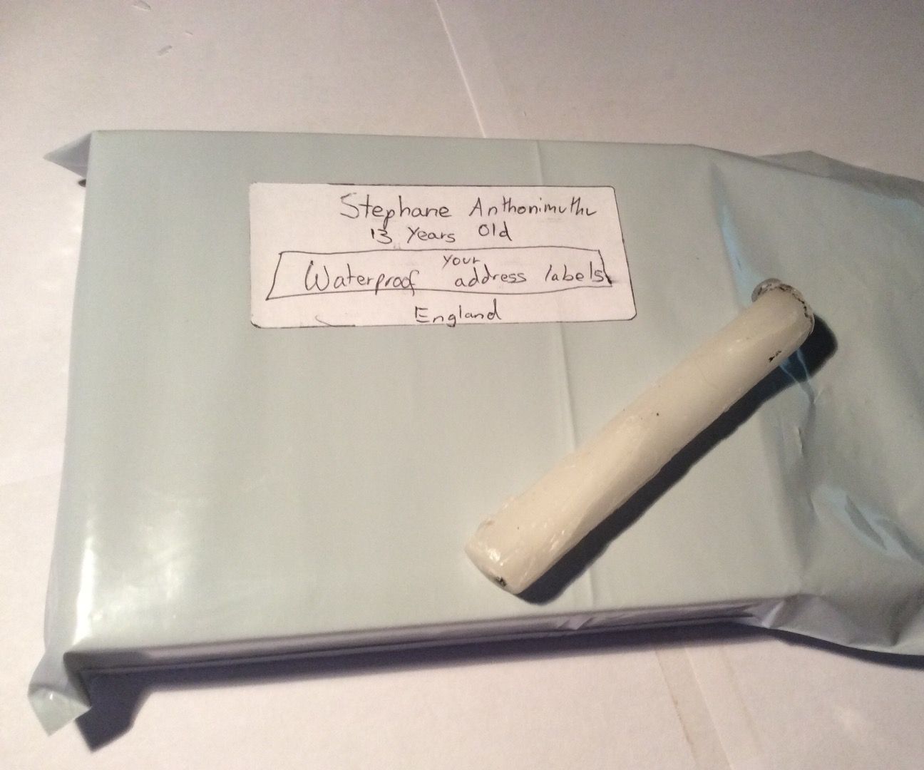 Waterproof Your Address Labels! - Instructables