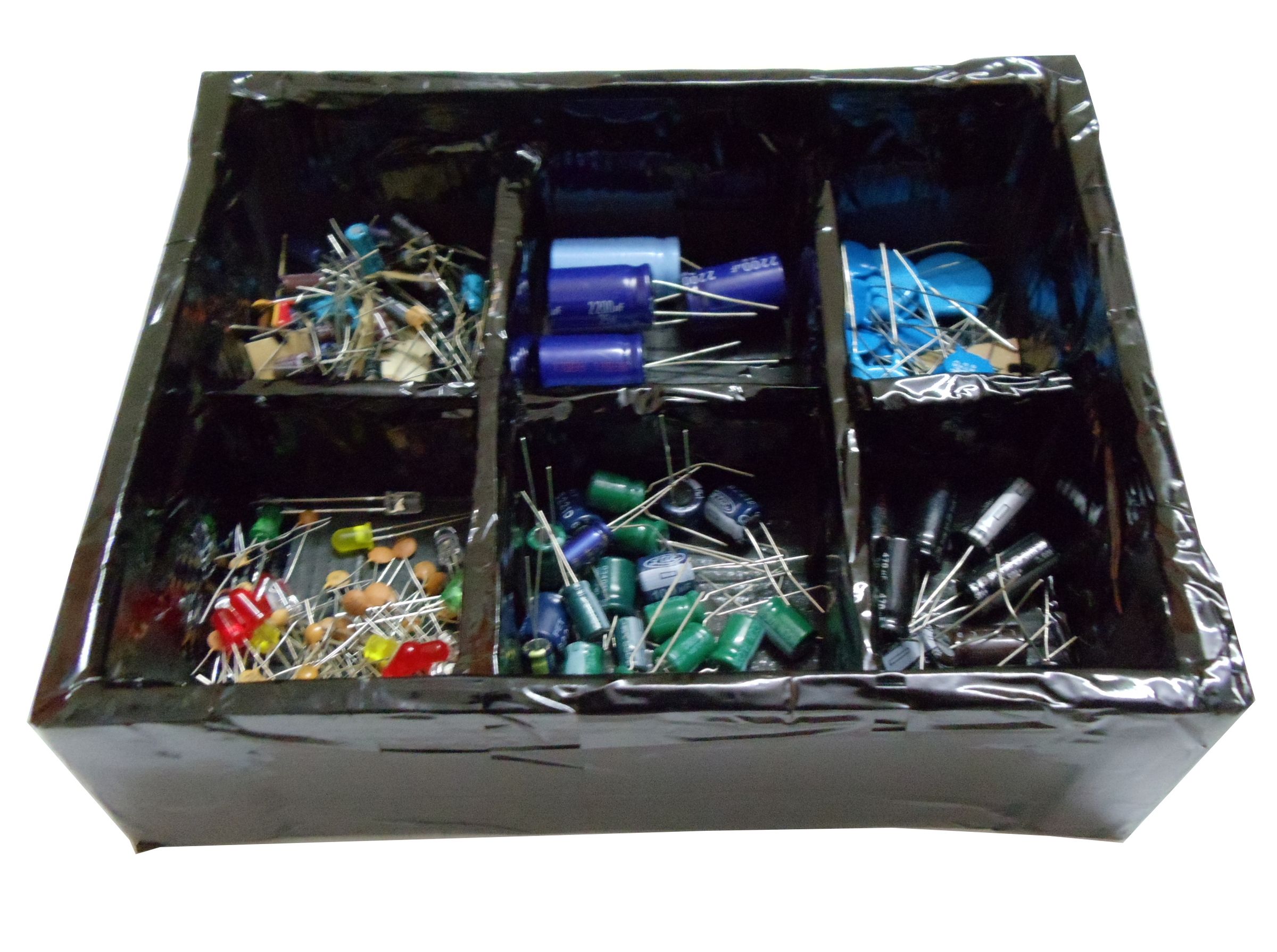 DIY | How to Make Component Storage Box From Pizza Box : 8 Steps ...