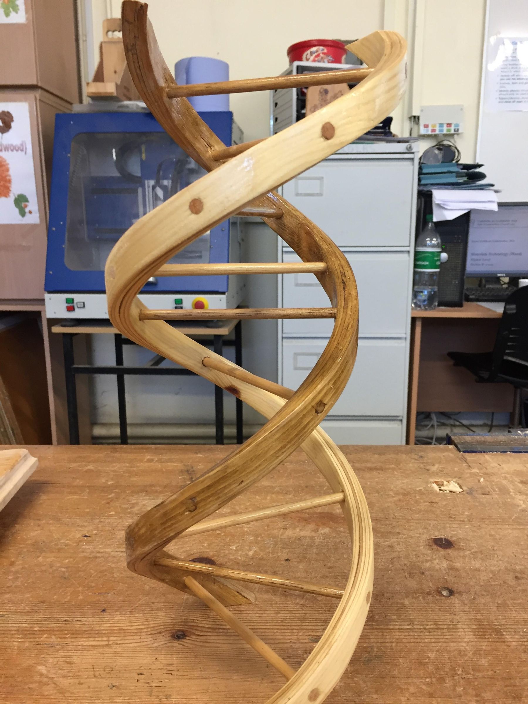 Laminated Plywood DNA Model : 12 Steps (with Pictures) - Instructables
