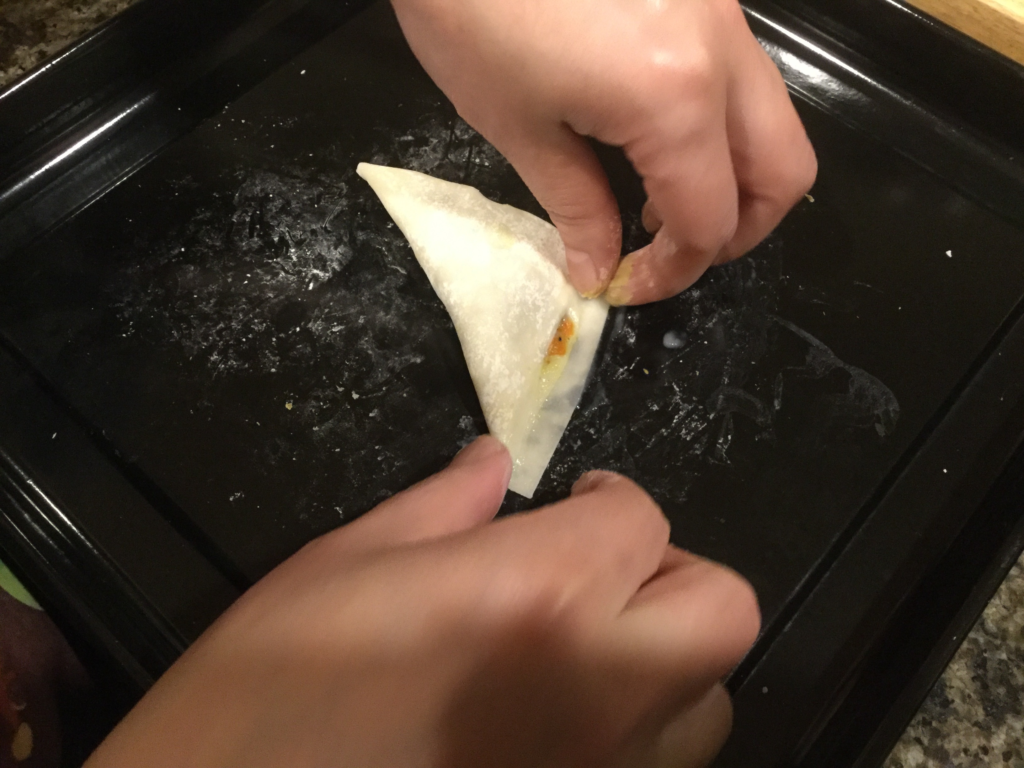 How to Make Curry Puffs in Triangular Form #HMS2020 : 10 Steps ...