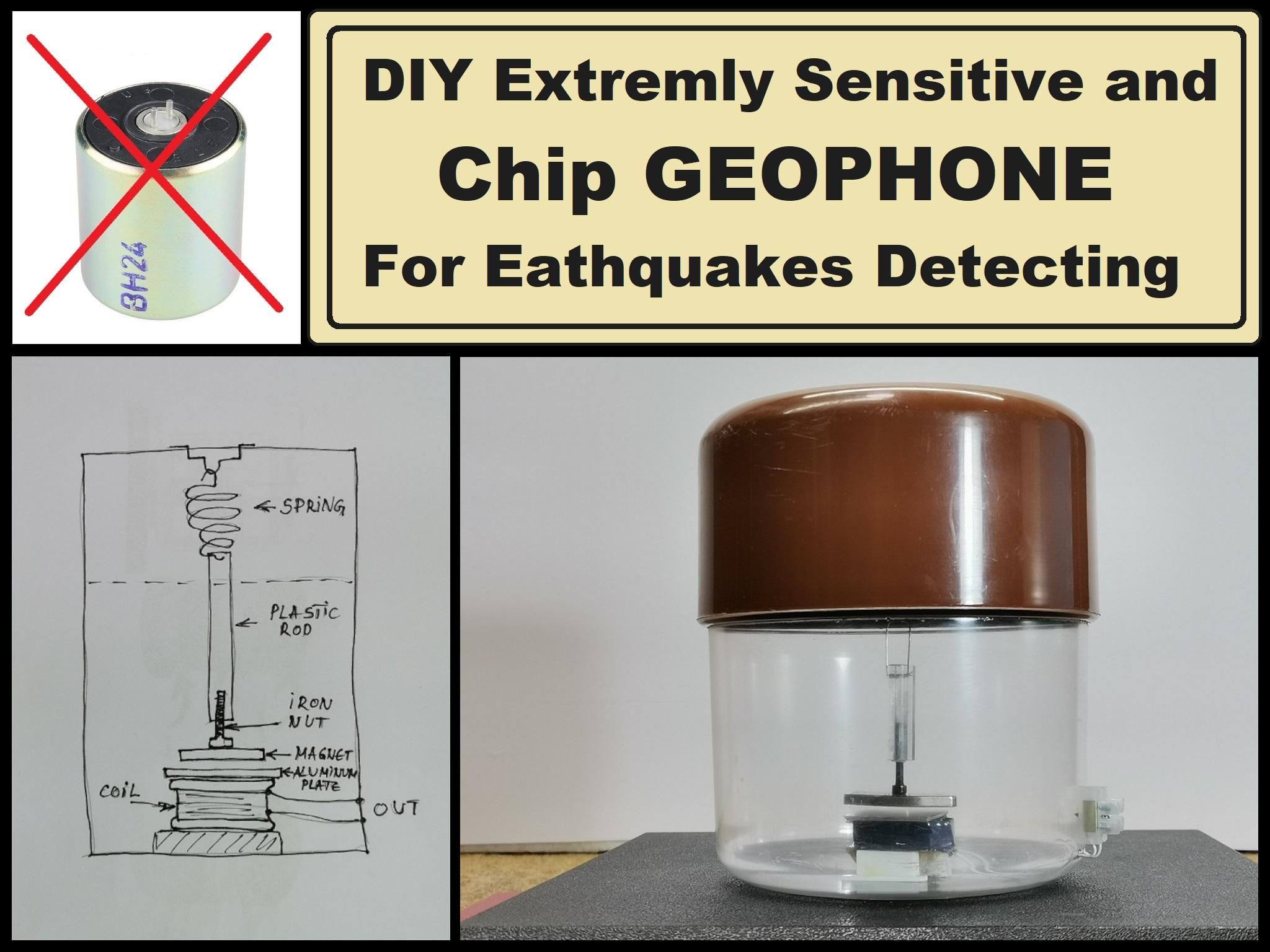 DIY Extremly Sensitive and Cheap Geophone Sensor for Earthquakes ...
