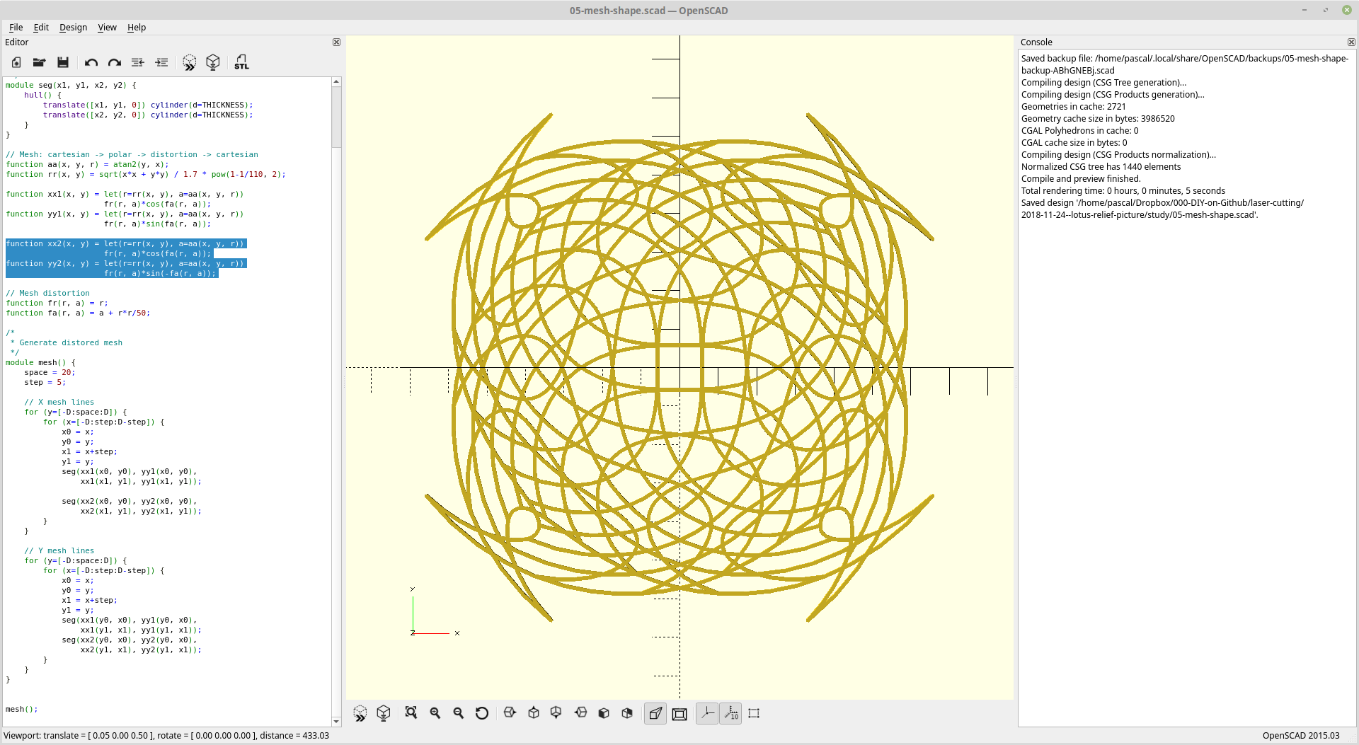 Laser Cut 3D Math Lotus Drawing : 12 Steps (with Pictures) - Instructables