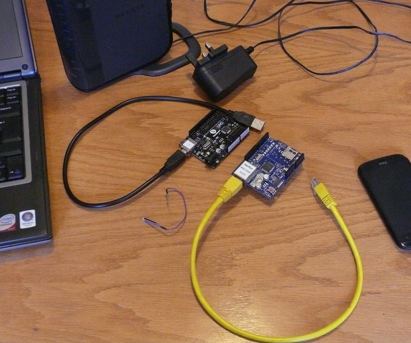 Arduino Ethernet Remote Control Of Led From Mobile Phone 4 Steps
