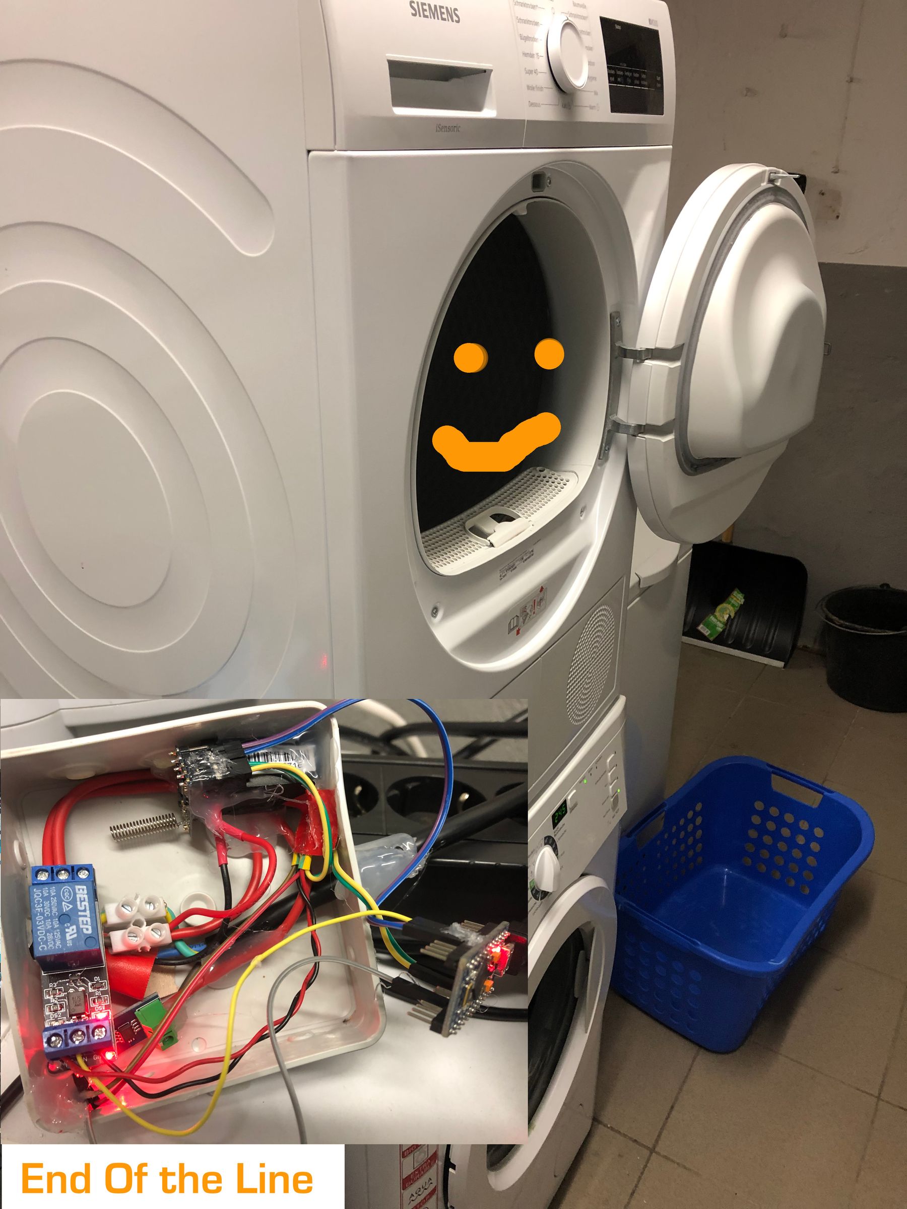EndOftheLine: Arduino Washing Machine/Dryer Monitor : 3 Steps ...