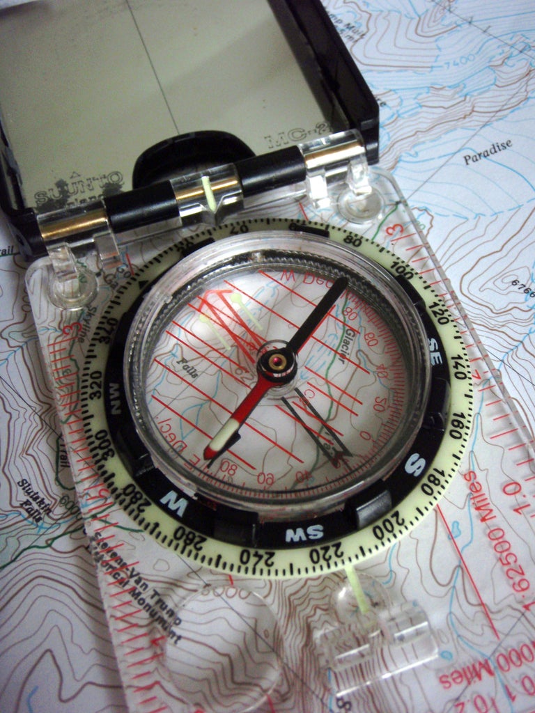 How To Navigate With A Map And Compass 7 Steps With Pictures Instructables