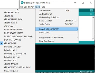 Setting Up ChipKIT Dp32 to Use Arduino IDE : 11 Steps (with Pictures) - Instructables