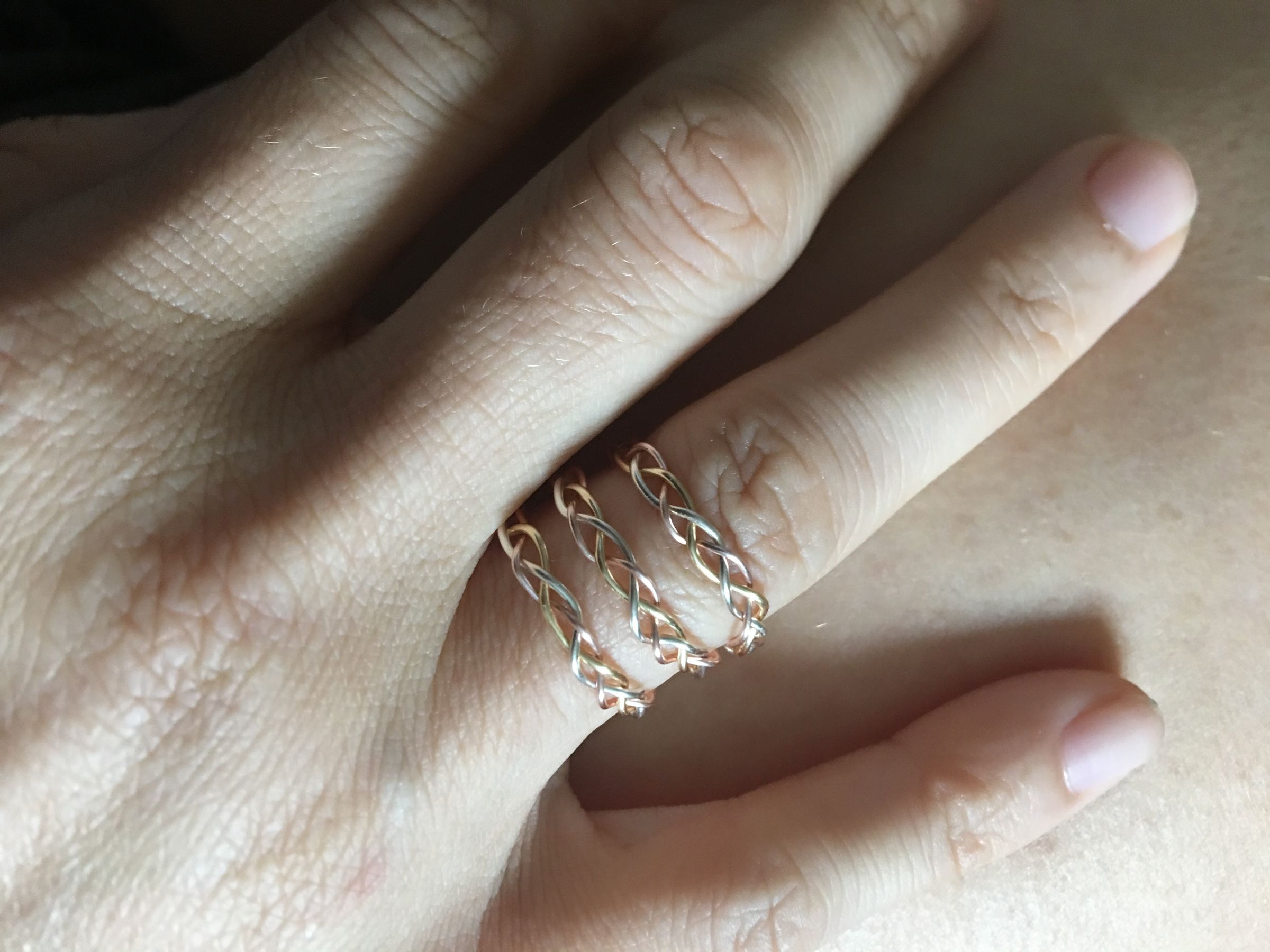 5 DIY Easy Rings - Braided & No Tools! : 8 Steps (with Pictures ...