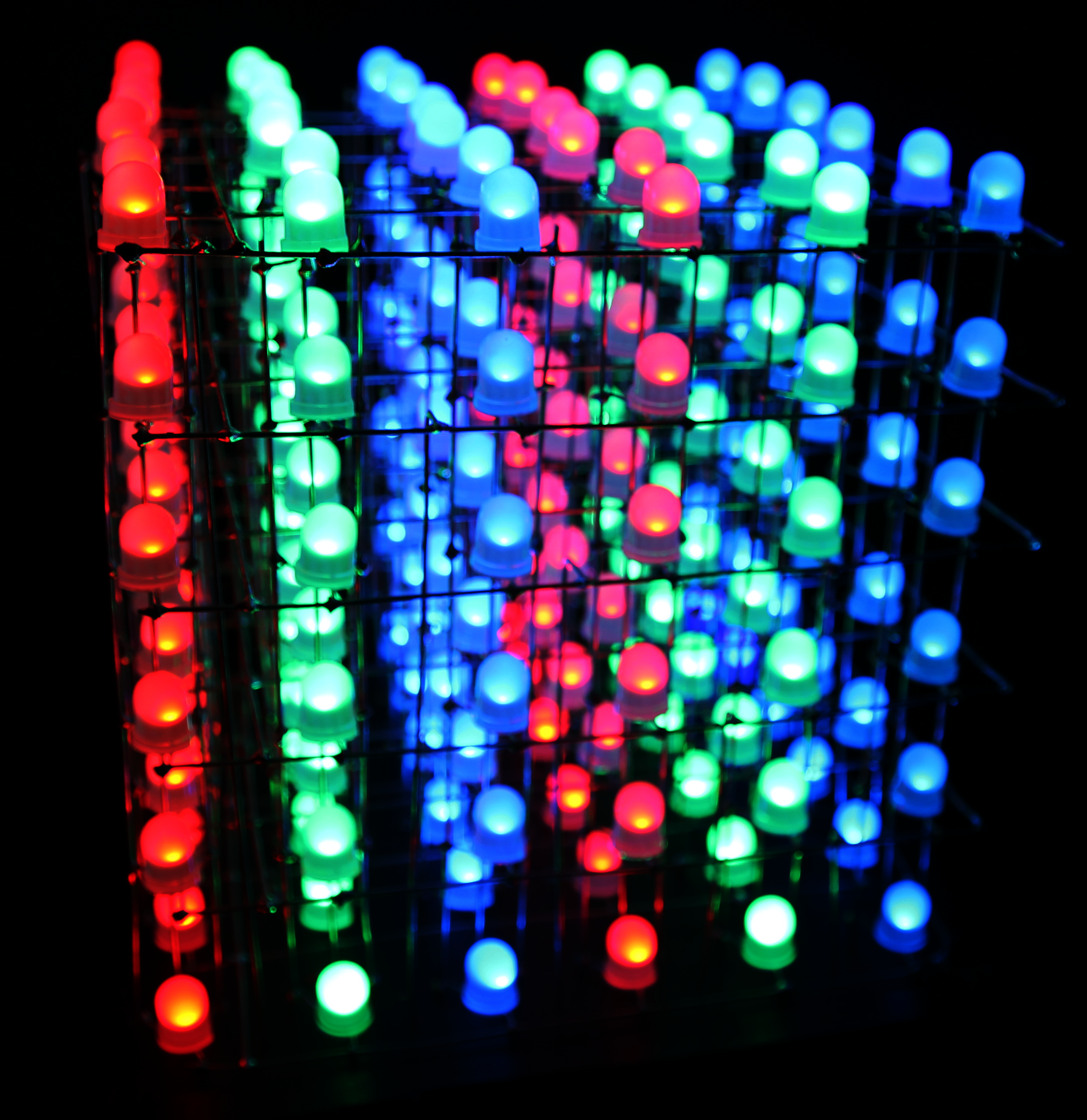 RGB LED Cube With Bluetooth App + AnimationCreator : 14 Steps (with ...