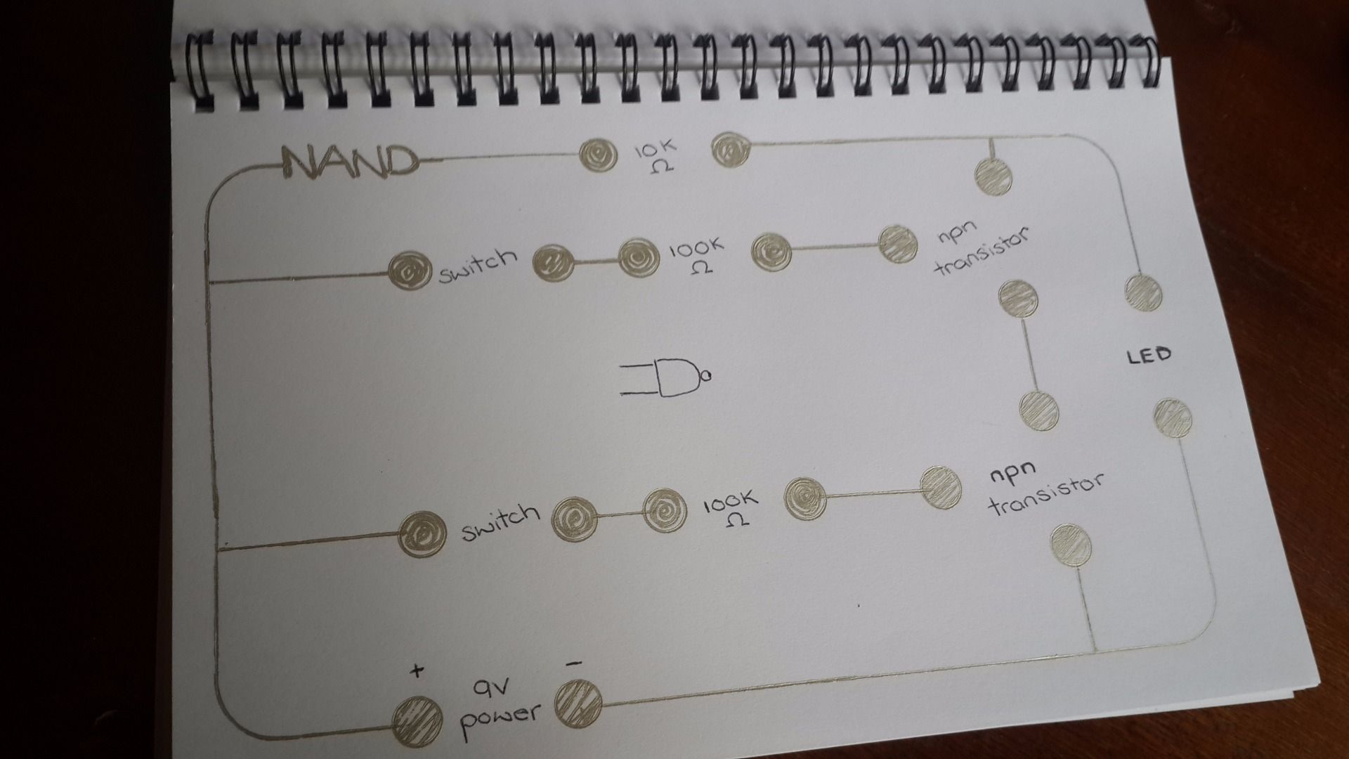 NAND Gate Logic Using Circuit Scribe : 3 Steps (with Pictures) - Instructables