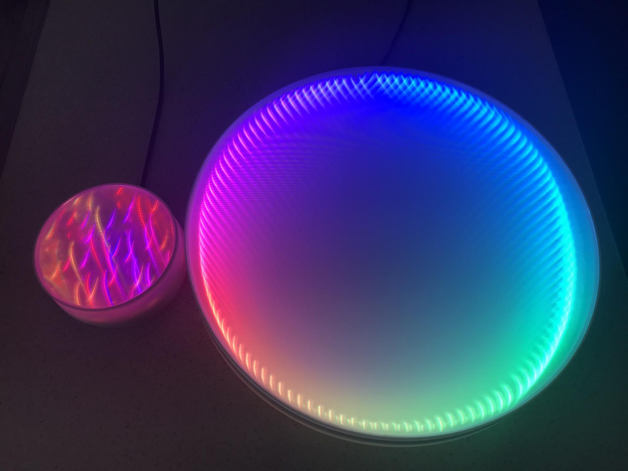 Neopixel Lamps With Fresnel Lenses From Broken TVs and Laptop Displays ...