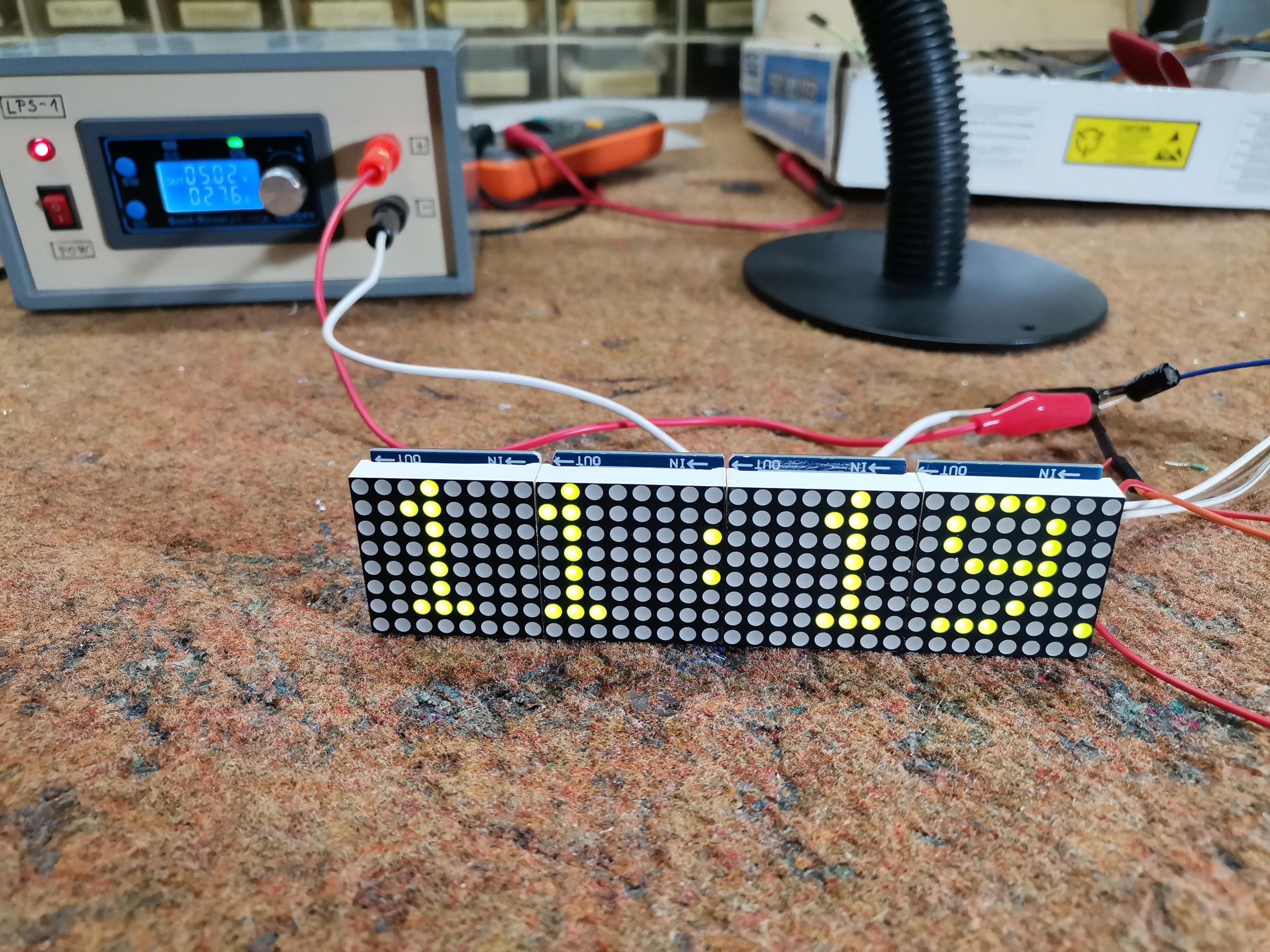 ESP8266 Led Matrix Clock, Weather, News, Bitcion ... : 4 Steps ...