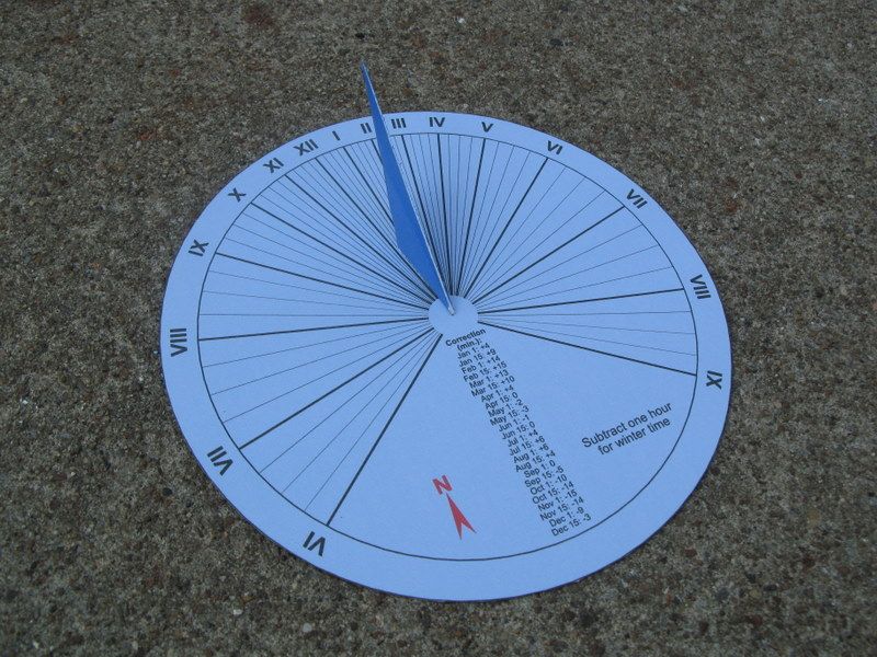 15-minute Paper-craft Sundial : 7 Steps (with Pictures) - Instructables