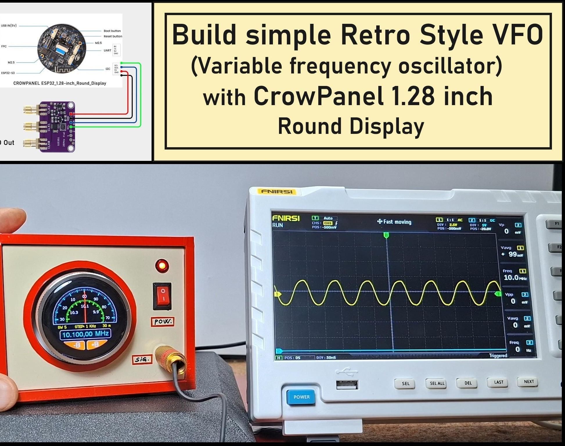Build Simple Retro Style VFO (Variable Frequency Oscillator) With ...