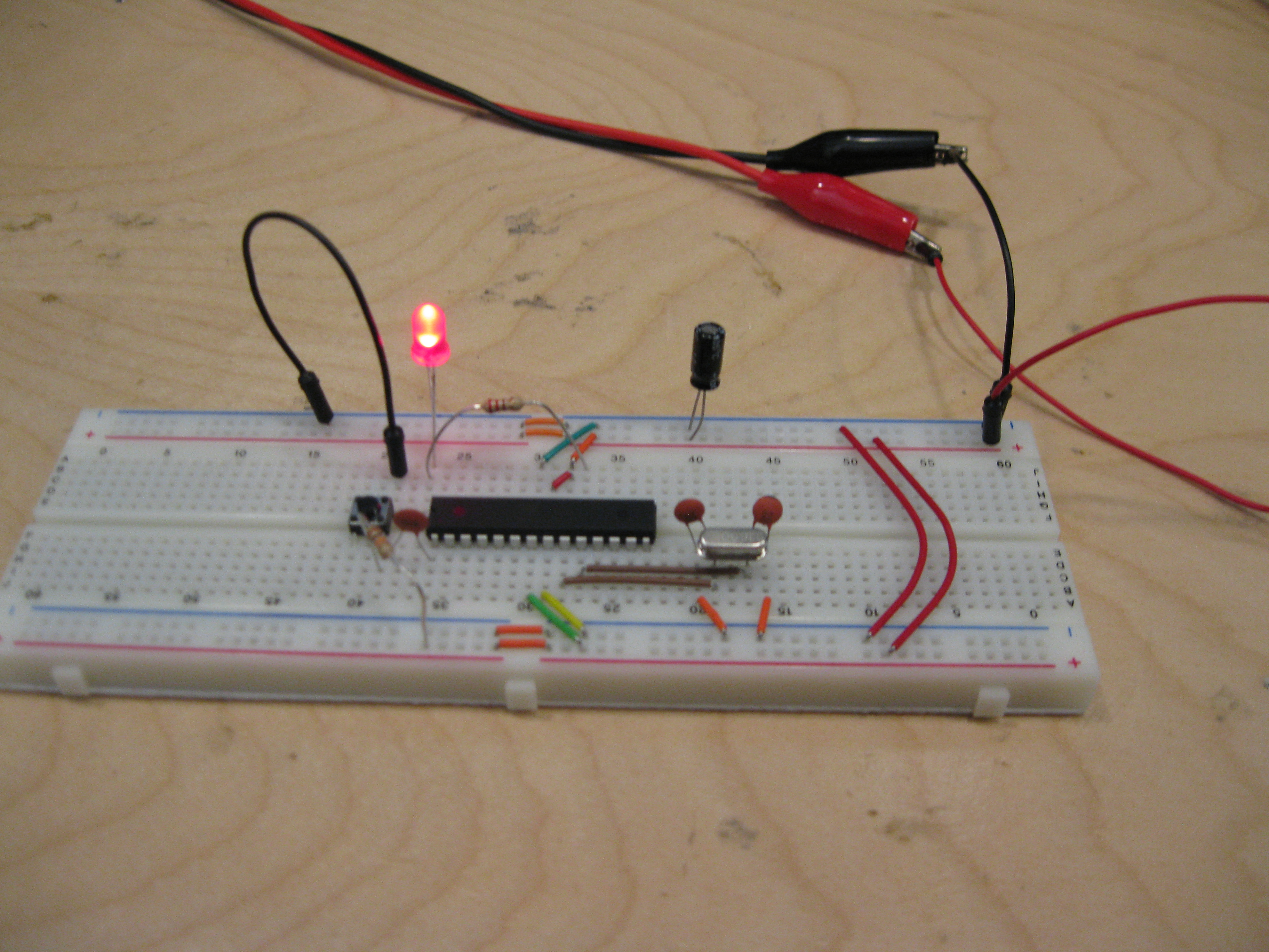 Bootloading and Mounting Arduino Atmega328 - I Made It at TechShop : 8 ...