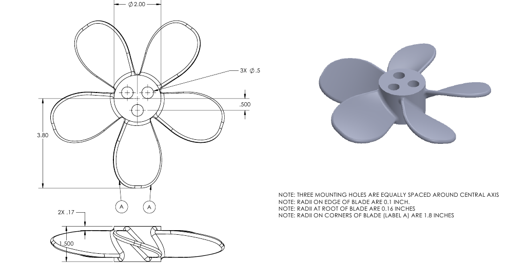 CNC Milling a Boat Propeller in Only 3 Axes : 12 Steps (with Pictures ...