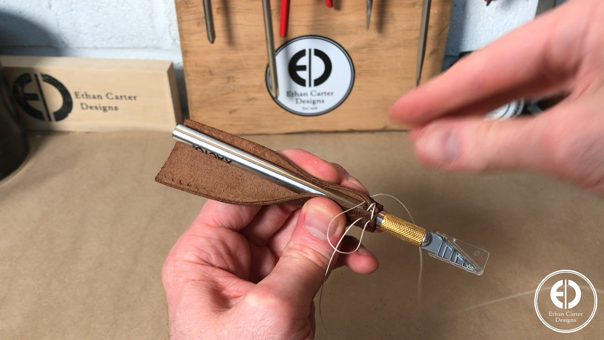 Leather Stitching: How-To Three Ways : 4 Steps (with Pictures ...