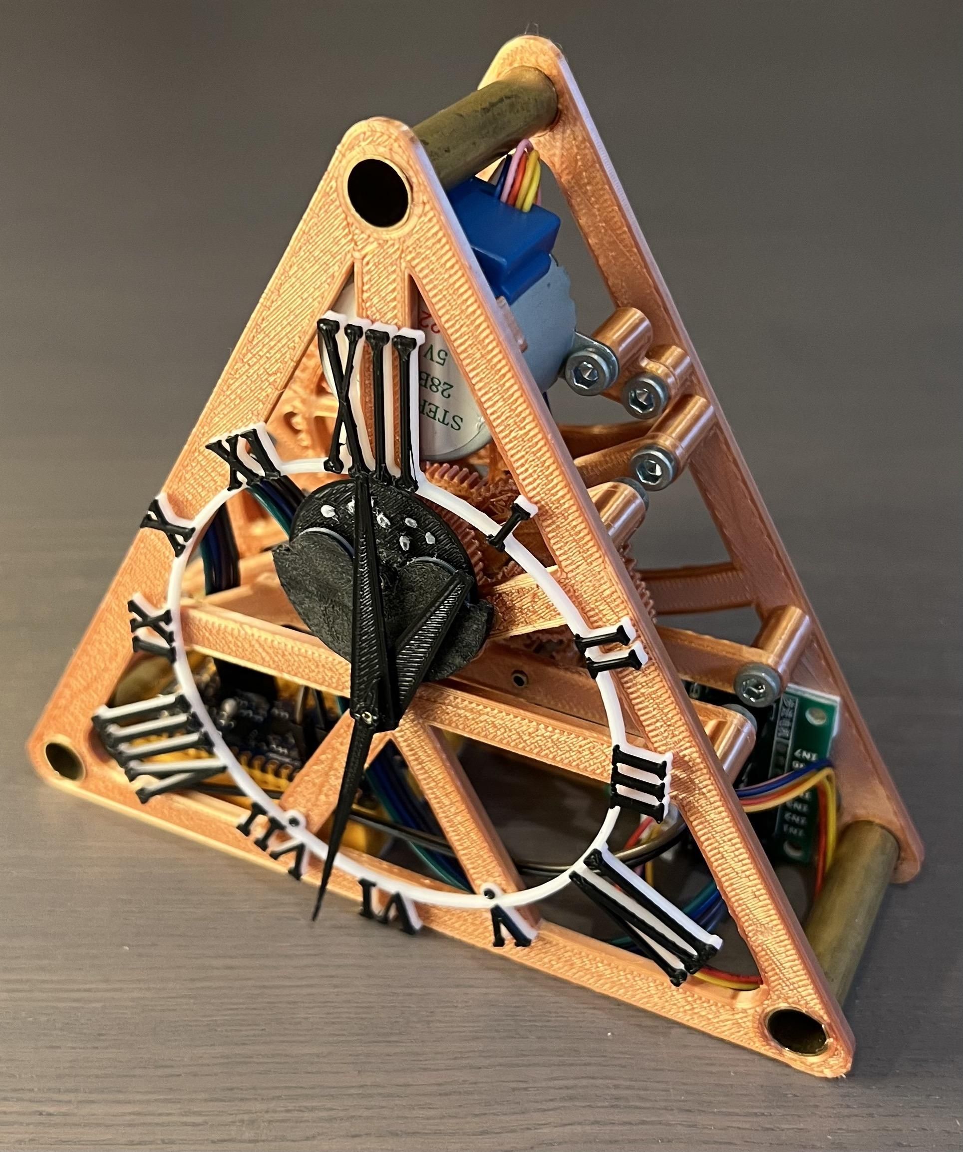 Triangulum - 3D Printed 3-Hand Clock : 16 Steps (with Pictures ...