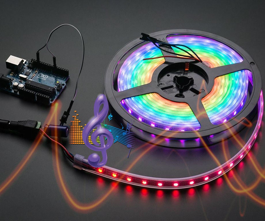 Sound Reactive Strip Led : 4 Steps - Instructables