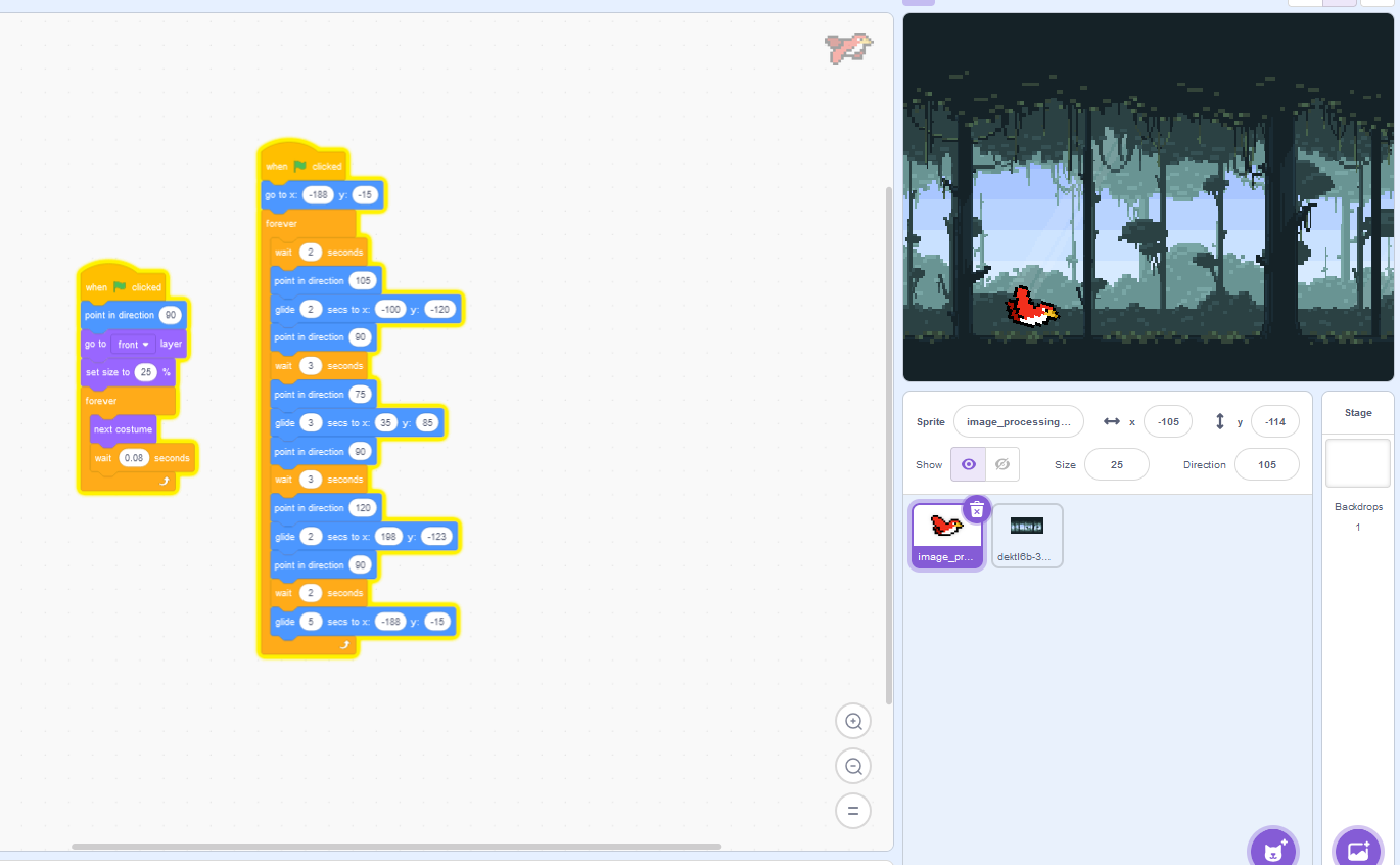 Moving Pixel Art Bird Background : 6 Steps - Instructables