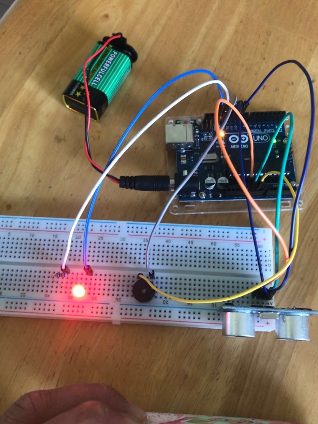 Arduino - Ultrasonic Sensor HC-SR04 With Buzzer : 3 Steps (with ...