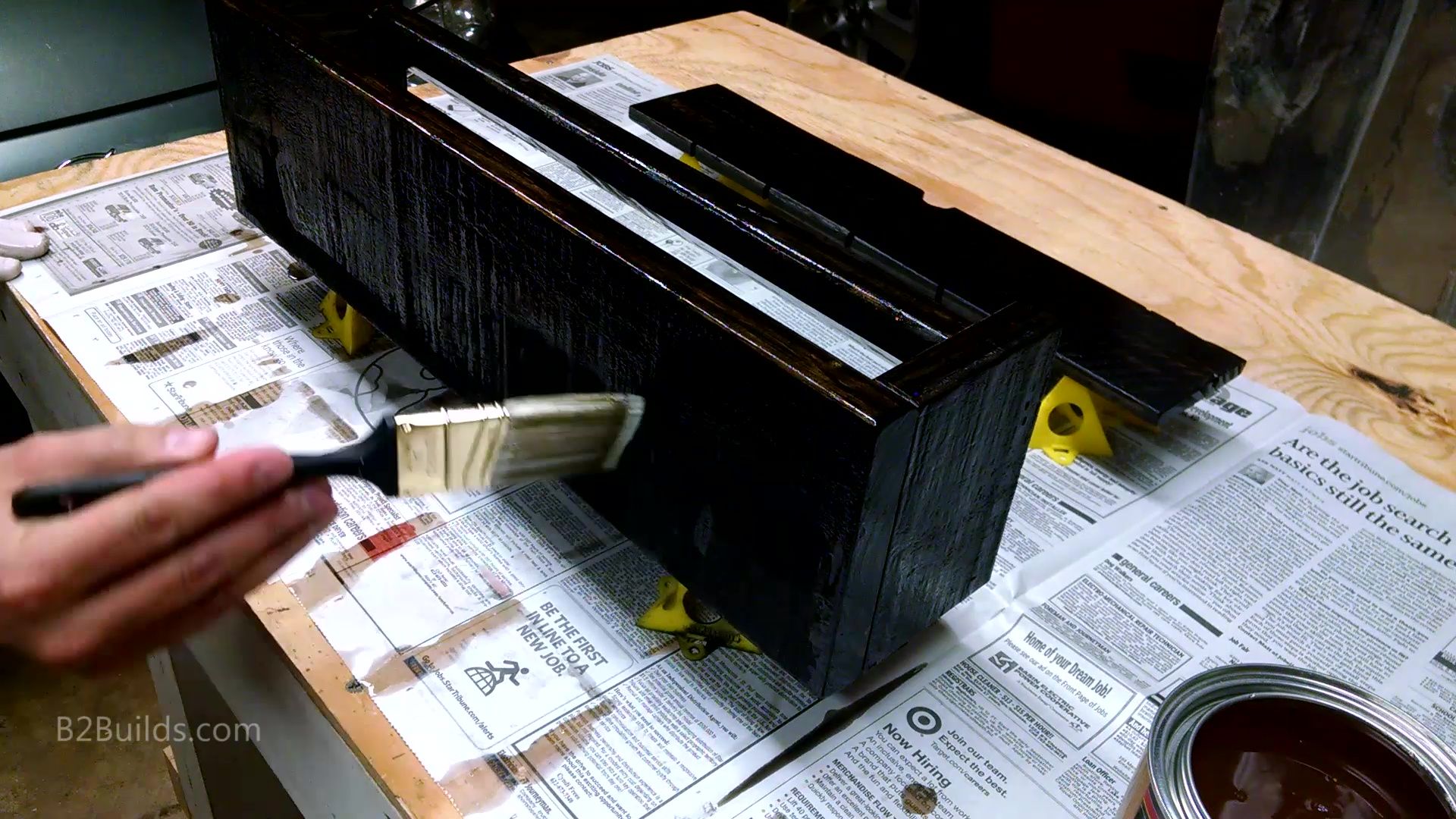 Floating Shelf Charging Station From Pallet Wood : 9 Steps (with ...