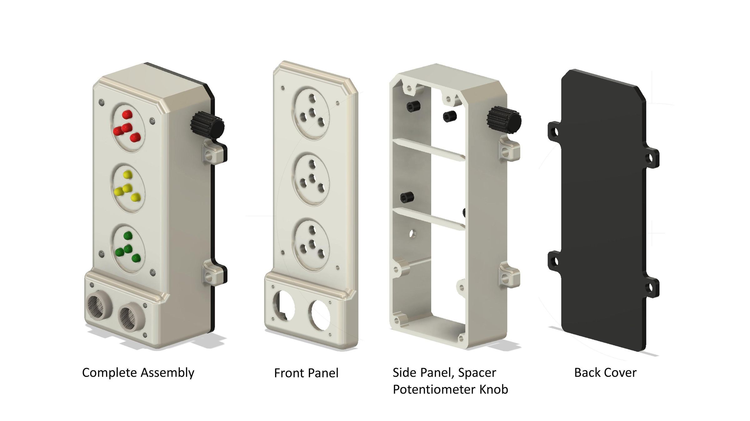 Ultrasonic Garage Parking Sensor LED Stop Light : 8 Steps (with ...