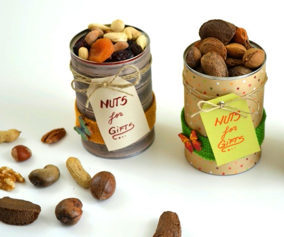 How to Recycle Beans Cans and Make NUTS GIFTS - DIY Recycled Crafts ...