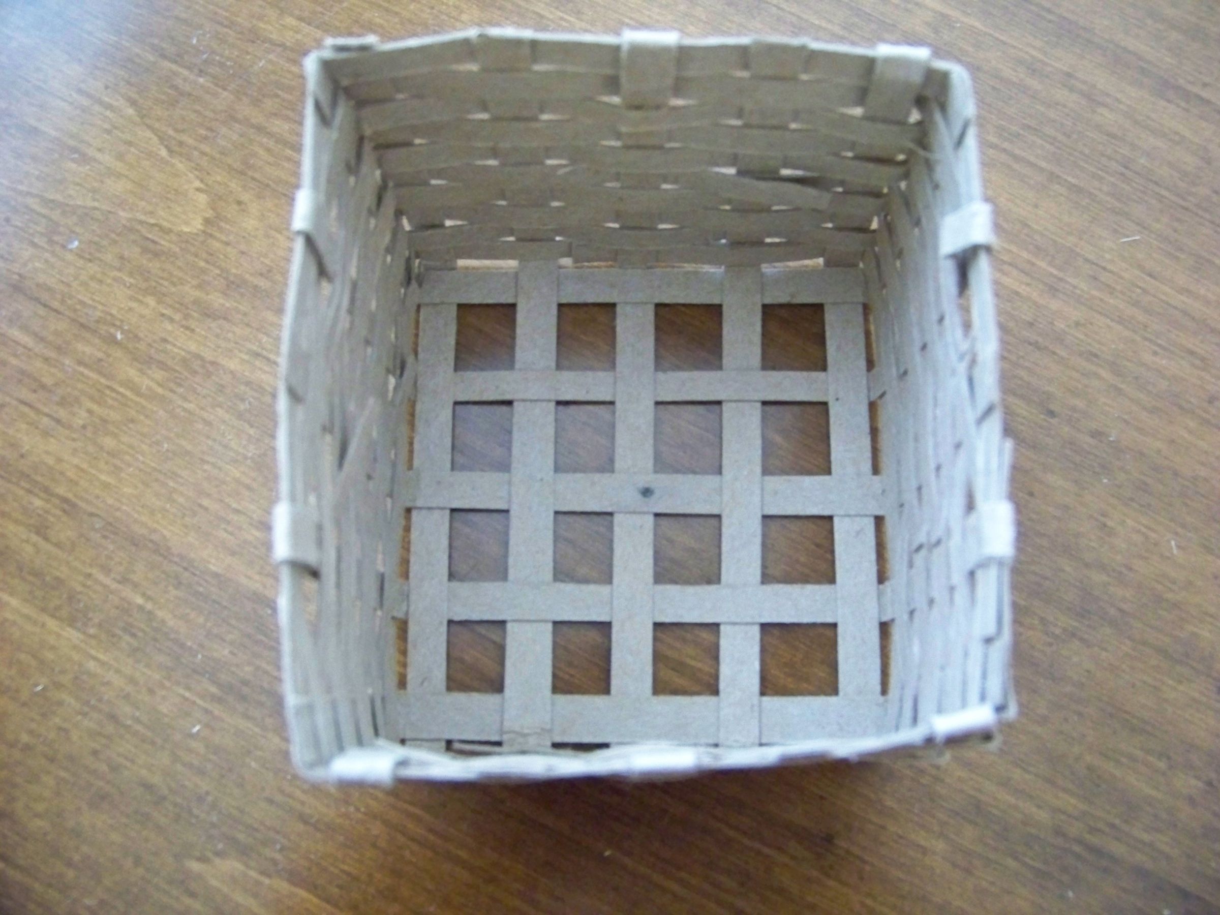 Cardboard Square Basket : 11 Steps - Instructables