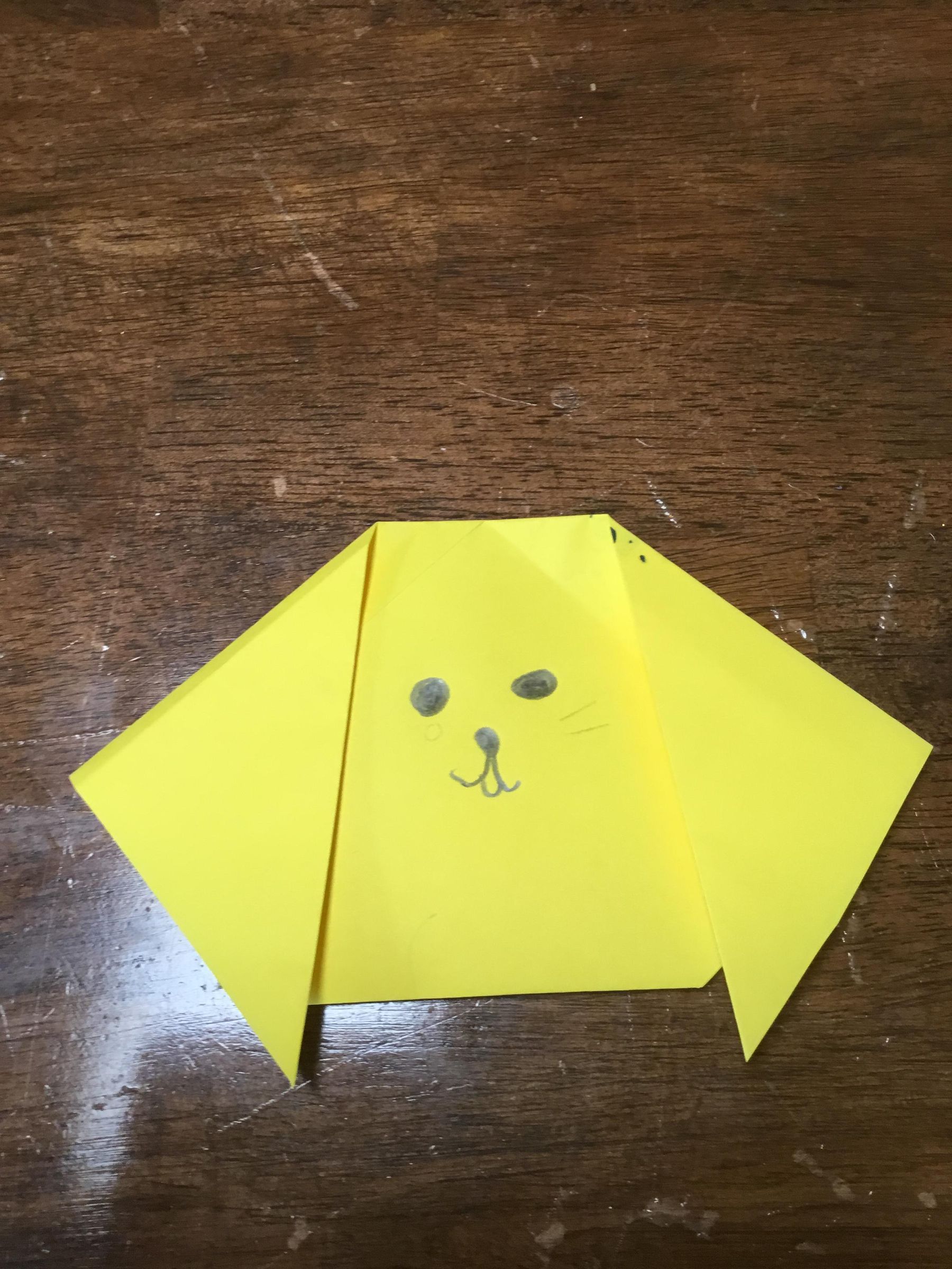 Dog Face Origami : 4 Steps - Instructables