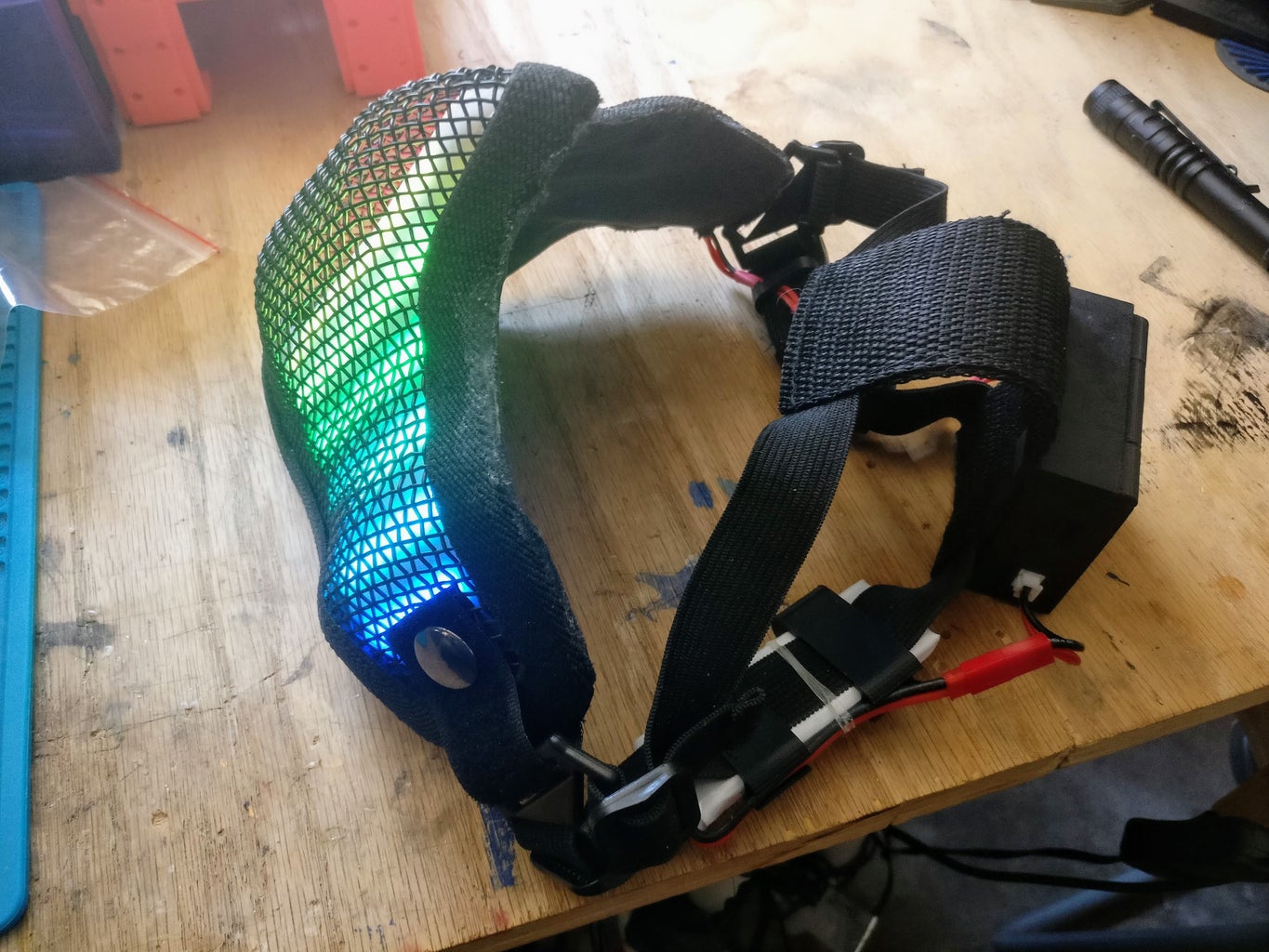 Neopixel Led Face Mask 23 Steps With Pictures Instructables