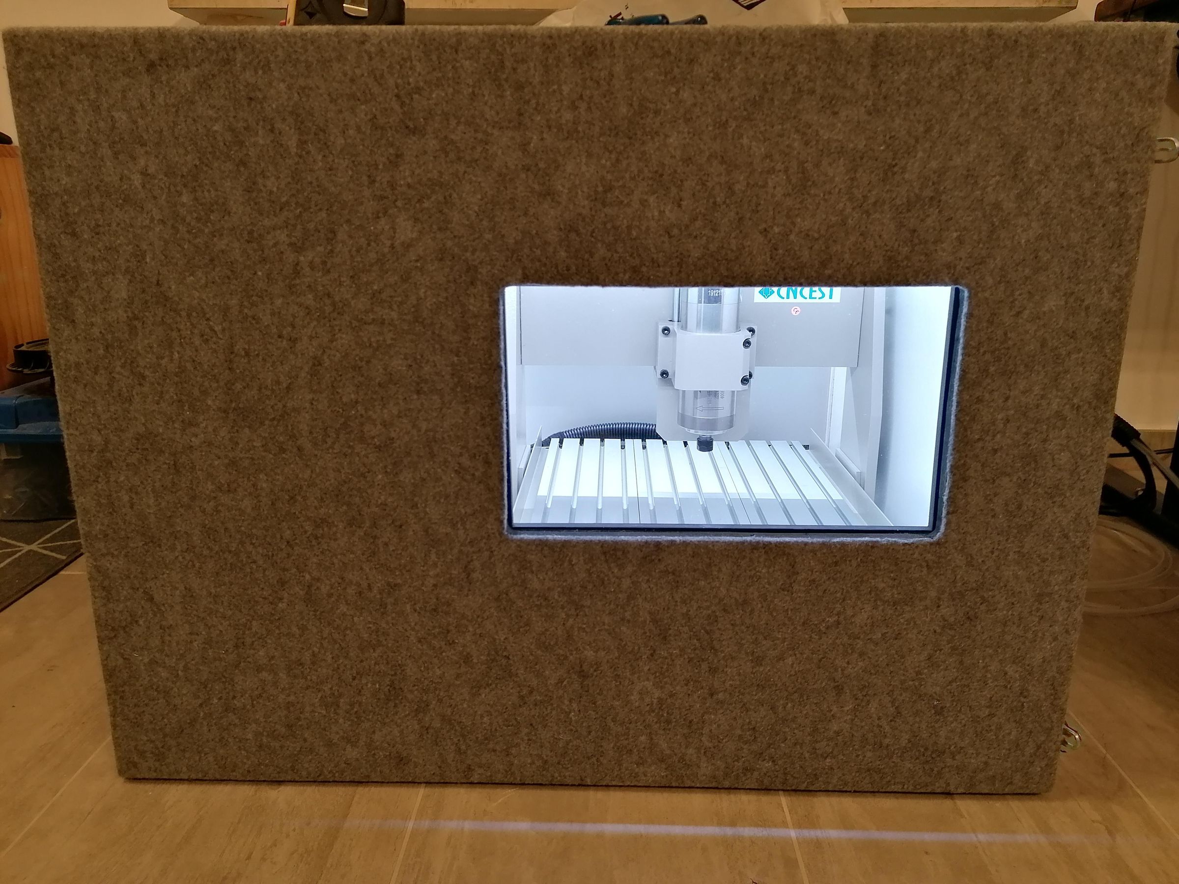CNC Enclosure - Soundproof and Dustproof : 10 Steps (with Pictures ...