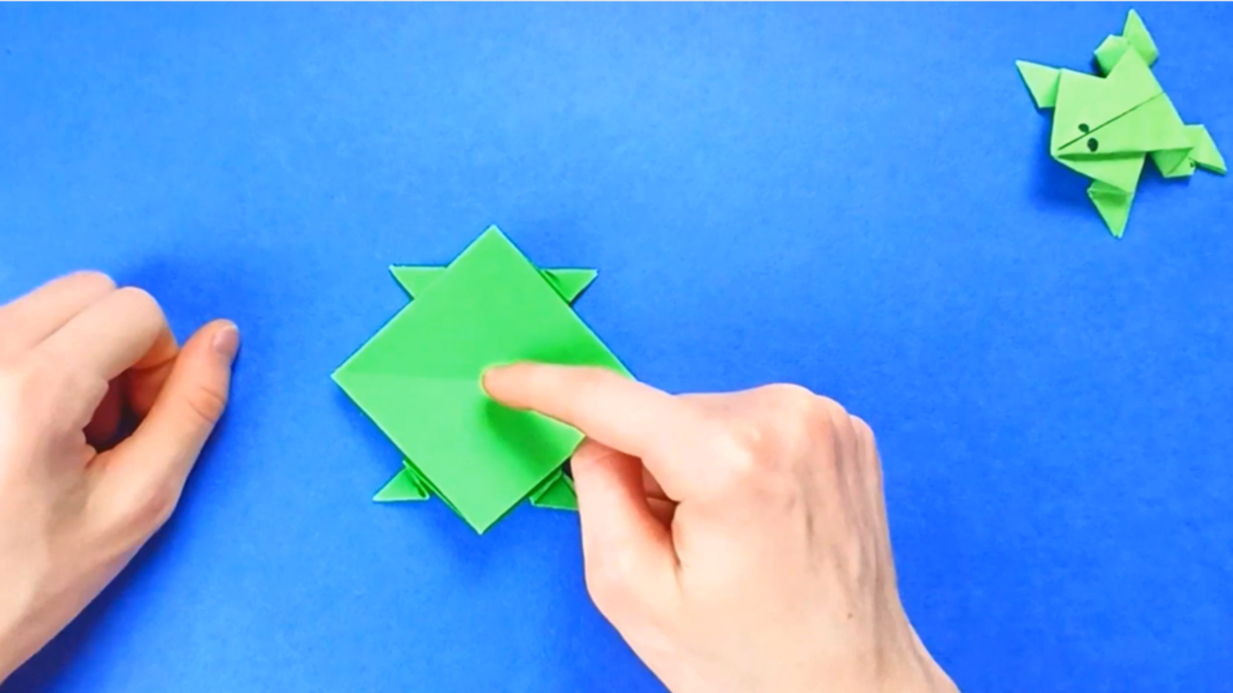 How to Make a Jumping Paper Frog? : 36 Steps (with Pictures ...