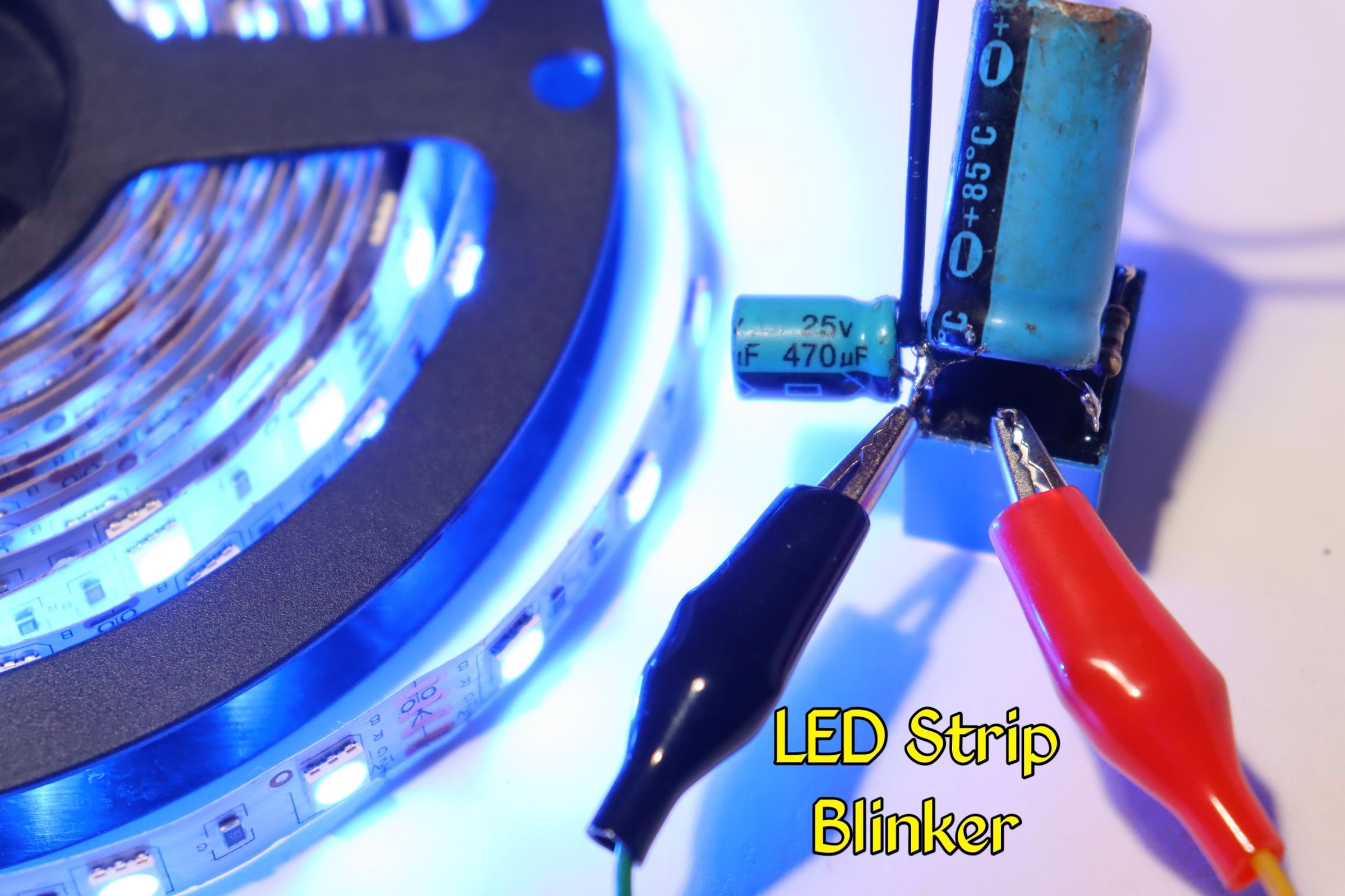 LED Strip Blinker Circuit Using 12V Relay : 7 Steps (with Pictures ...