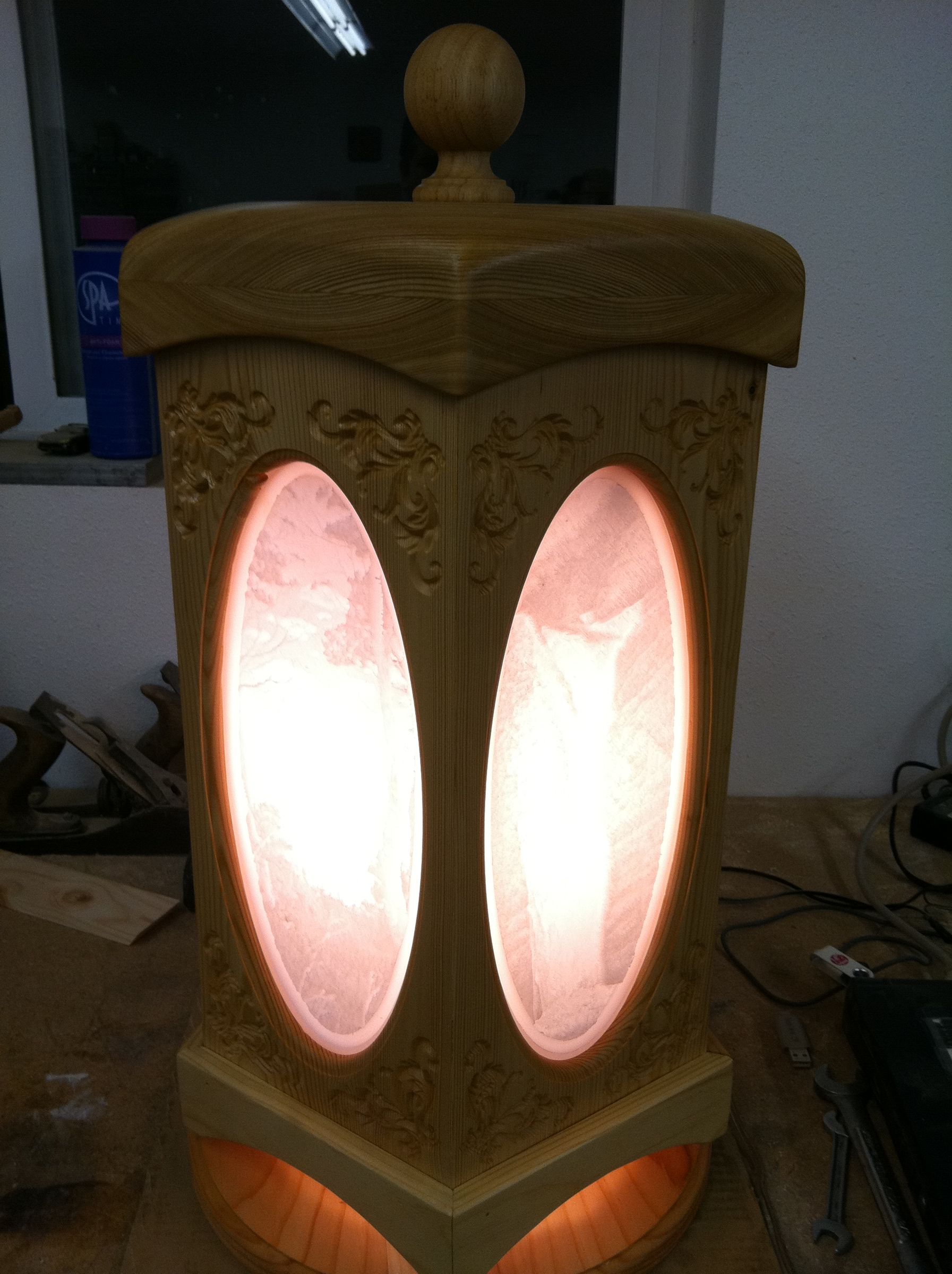 Lithopane Lamp With Rotating Shade : 10 Steps (with Pictures ...