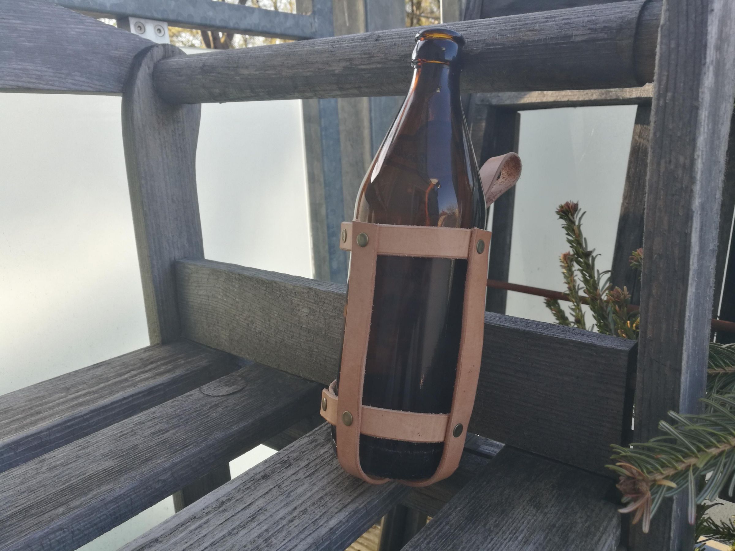 Leather Bottle or Can Belt Holster : 8 Steps (with Pictures ...