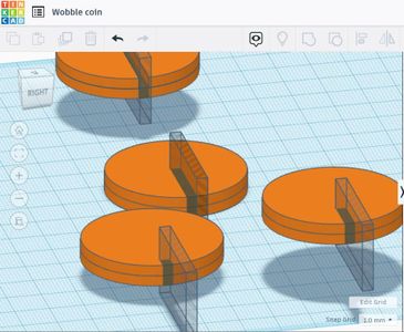 Wobble Coin Using Tinkercad for 3D Printing : 10 Steps (with Pictures ...