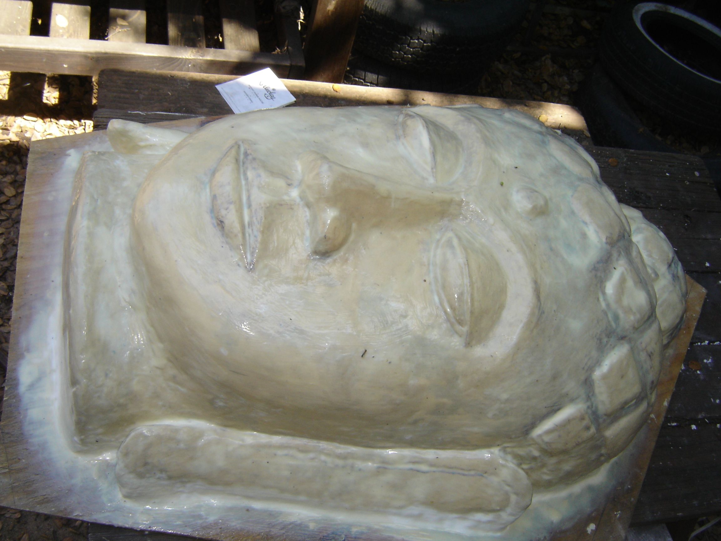 Giant Concrete Buddha Head Garden Sculpture : 16 Steps (with Pictures ...