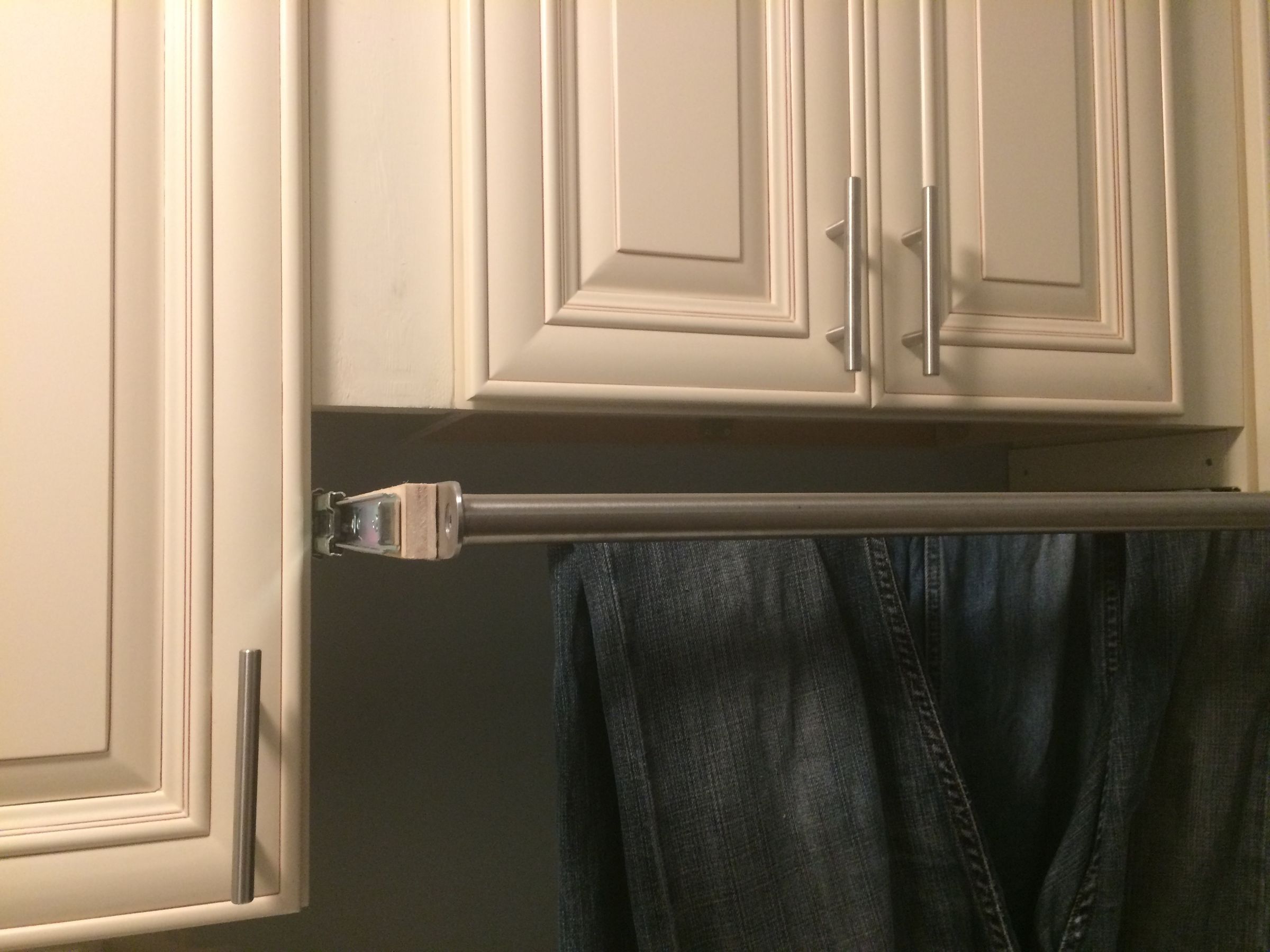 Sliding Clothes Dryer Under Laundry Cabinets : 9 Steps (with Pictures ...