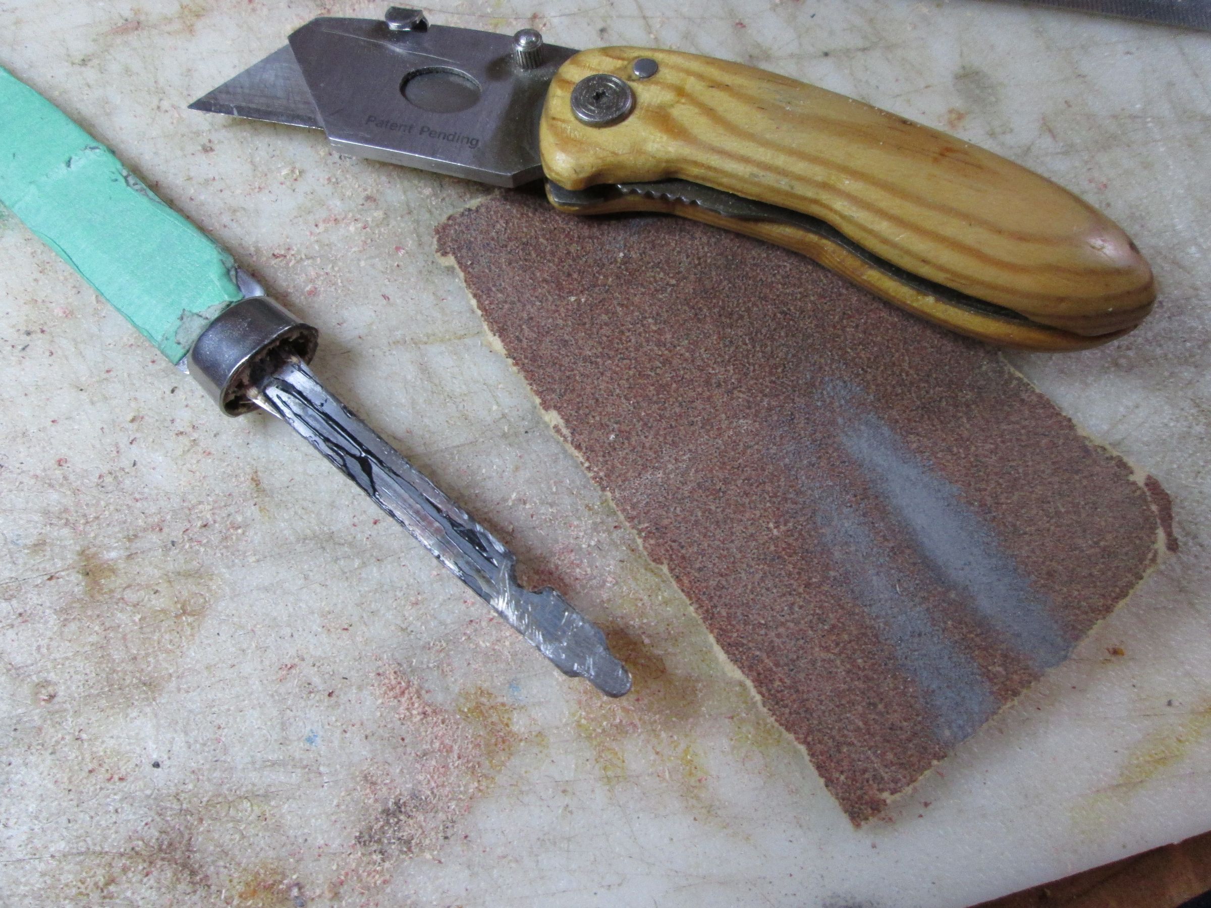 Stacked Leather Knife Handle : 8 Steps (with Pictures) - Instructables
