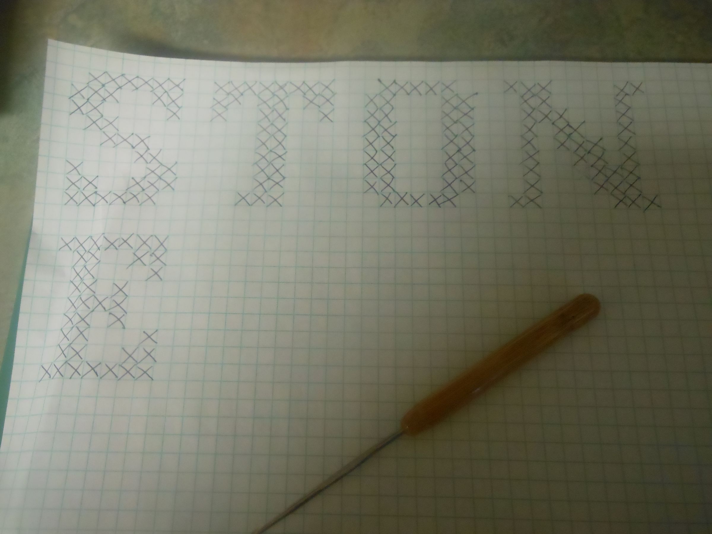 Filet Crochet Name Doily : 12 Steps (with Pictures) - Instructables