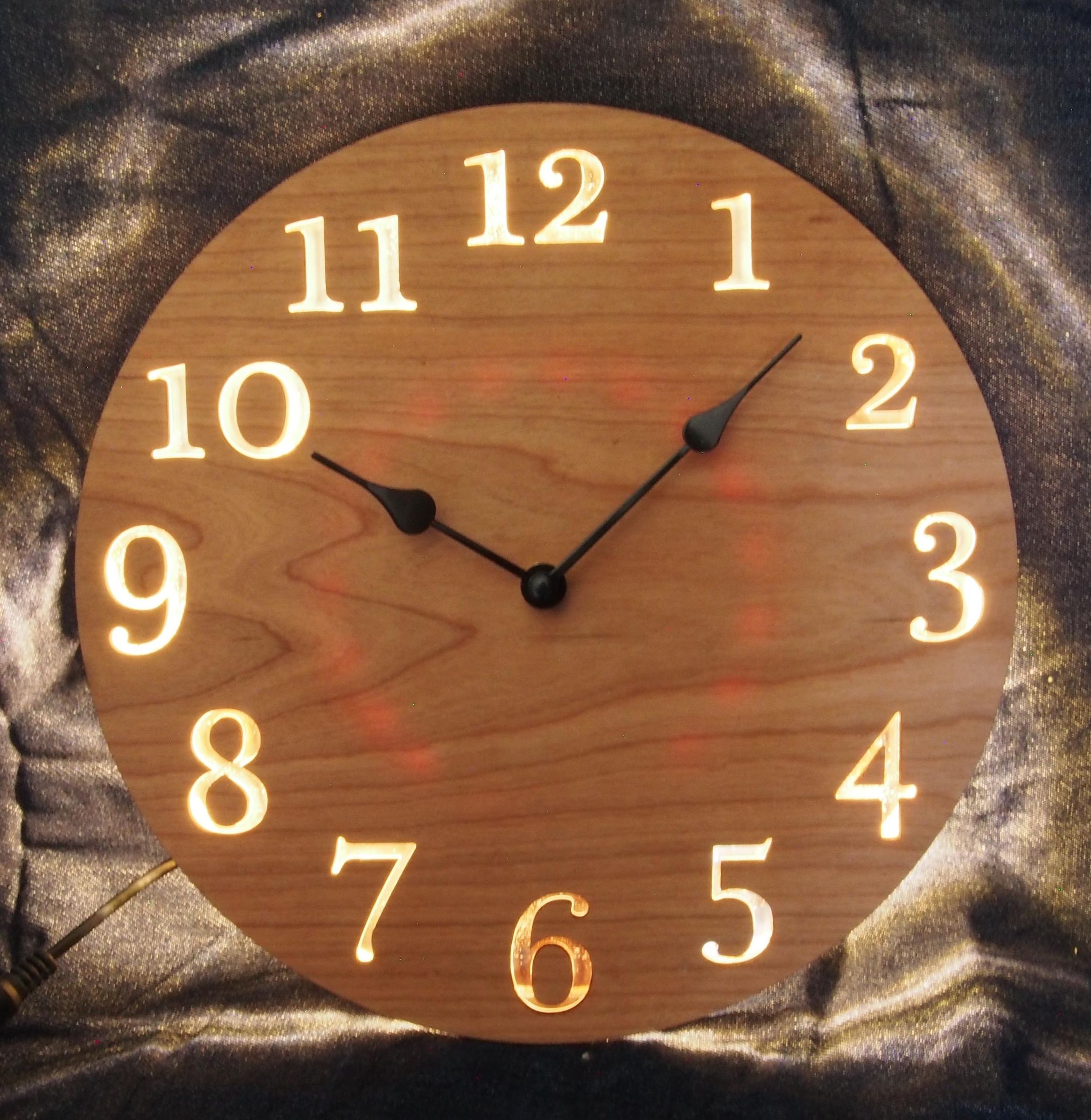 LED Light Wall Clock : 12 Steps (with Pictures) - Instructables