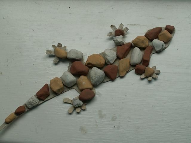 Make a CardBoard/Rock Lizard : 4 Steps - Instructables