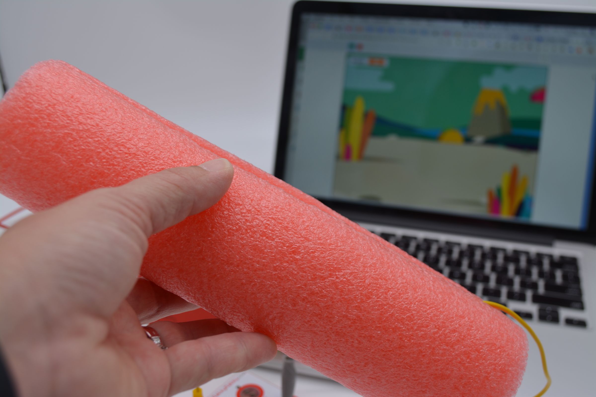 Makey Makey Pool Noodle Tilt Sensor : 5 Steps (with Pictures ...