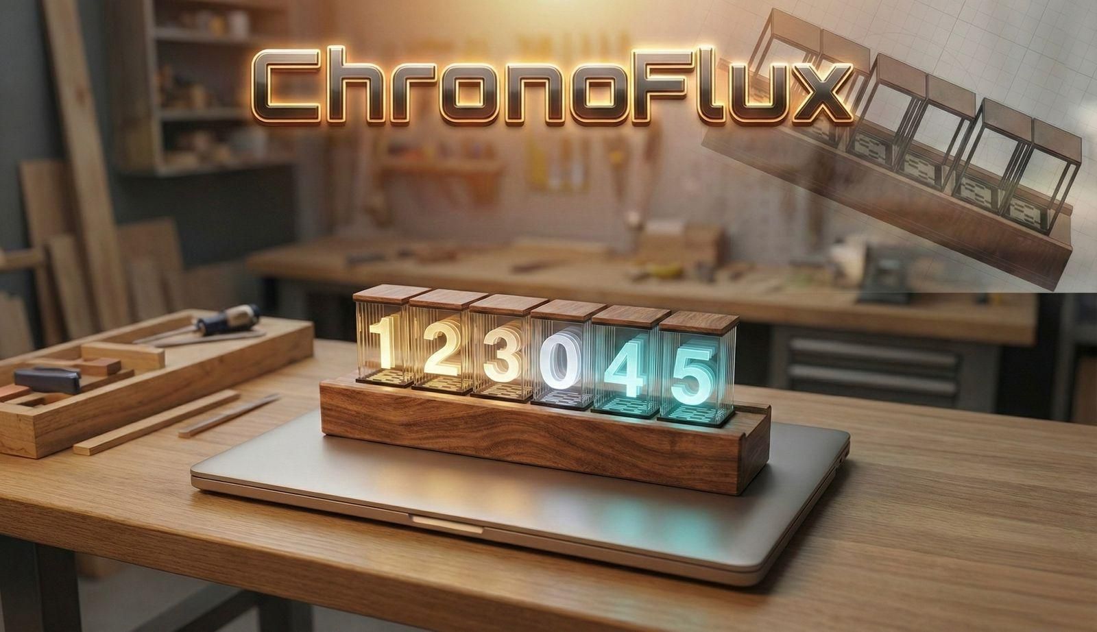 ChronoFlux — a Retro-Futuristic Edge-Lit Nixie Revival : 6 Steps ...