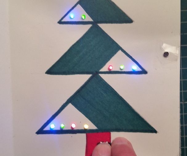 Christmas Card With Colored LEDs : 4 Steps (with Pictures) - Instructables