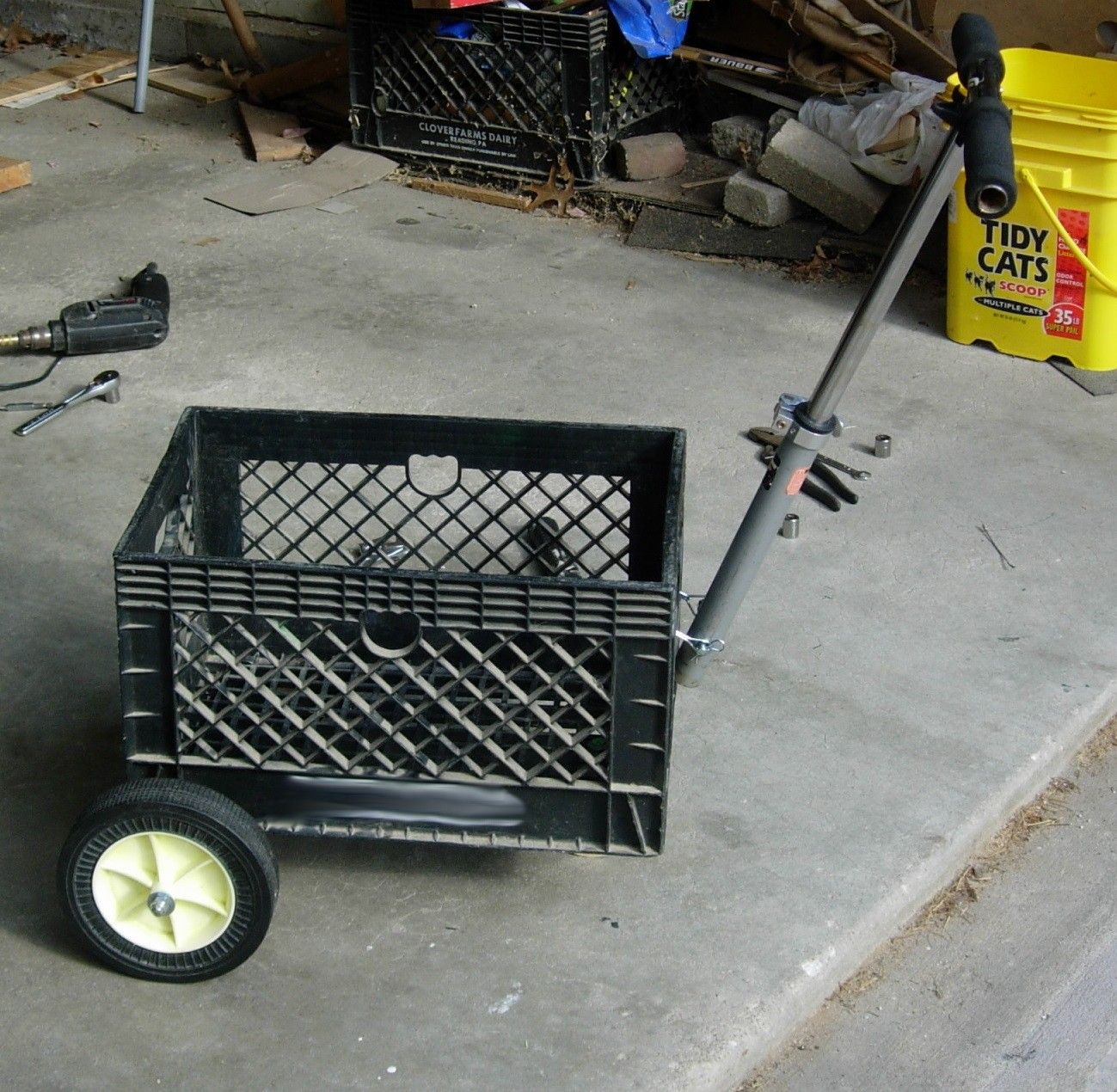Build a Milk Crate Cart : 5 Steps (with Pictures) - Instructables