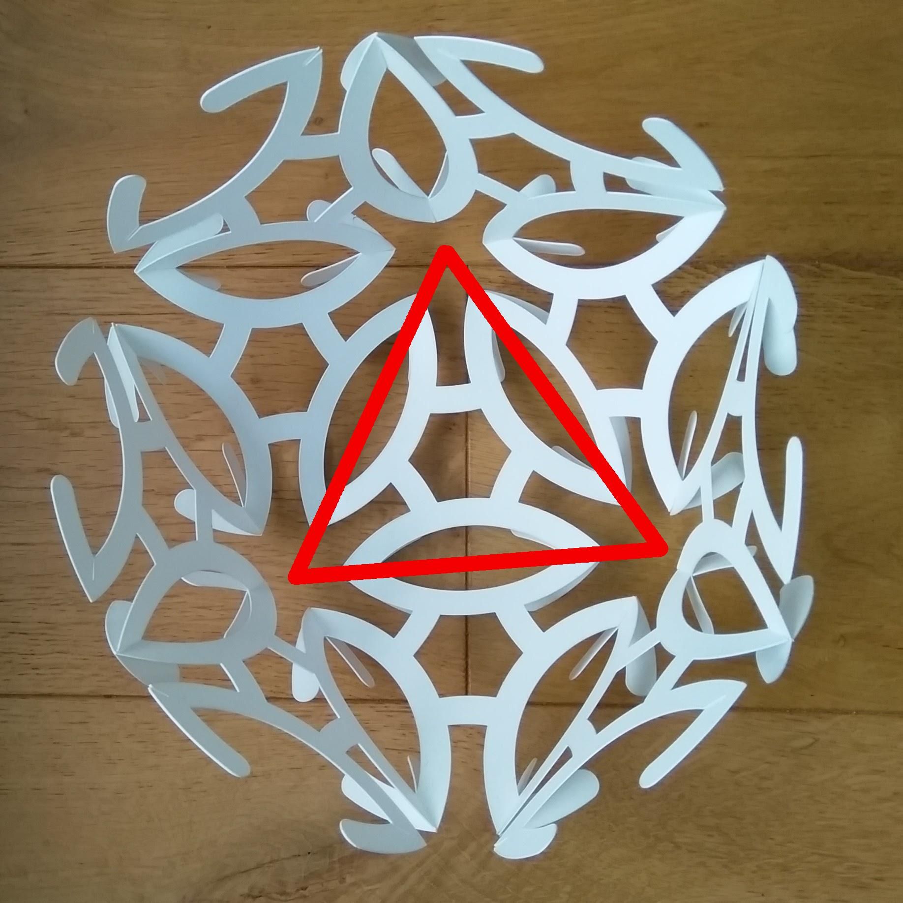 Interlocking Icosahedron Light Shade : 9 Steps (with Pictures ...