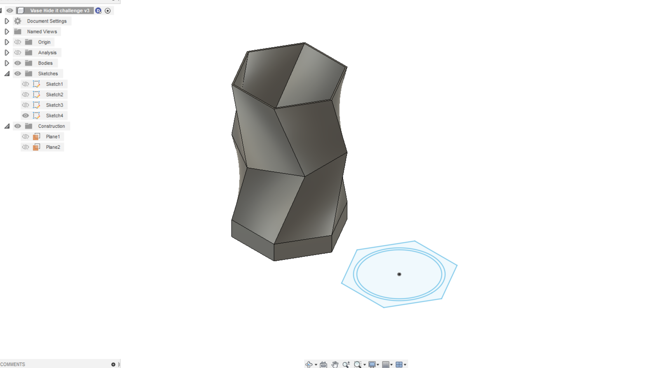 3D Printed Vase With Hidden Compartment : 4 Steps (with Pictures ...