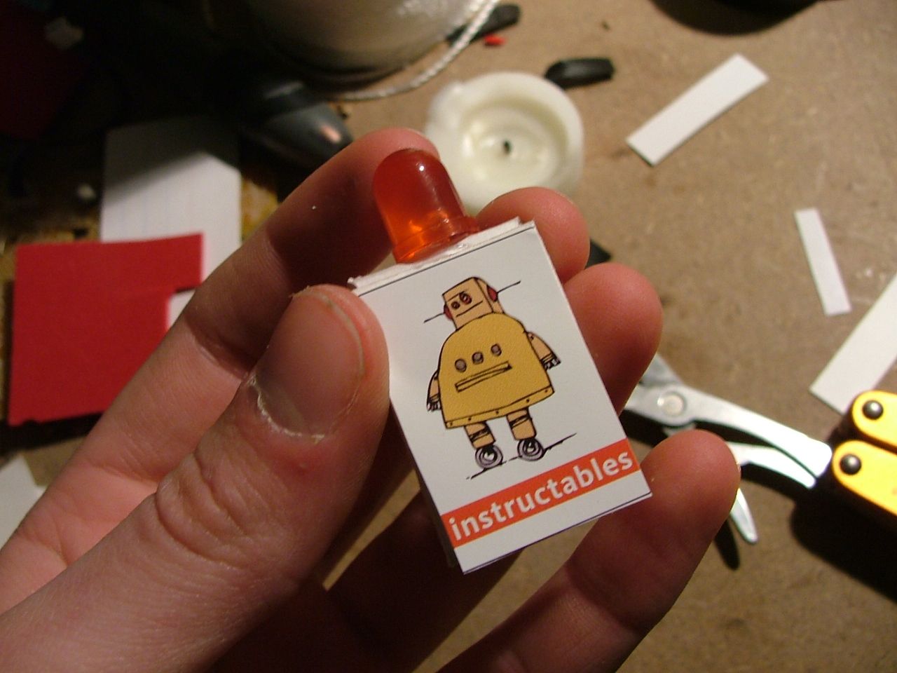 Instructables Robot Paper LED Flashlight : 10 Steps (with Pictures ...