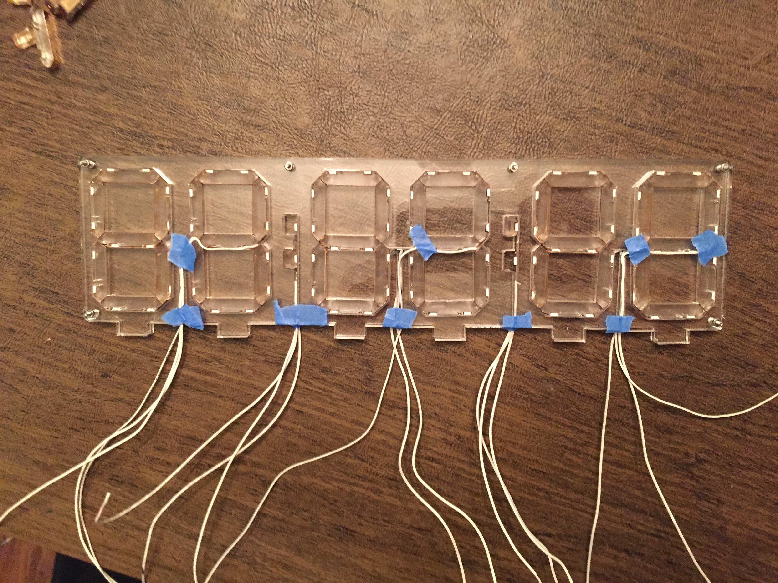 Edge-Lit Seven Segment Clock Display : 16 Steps (with Pictures ...